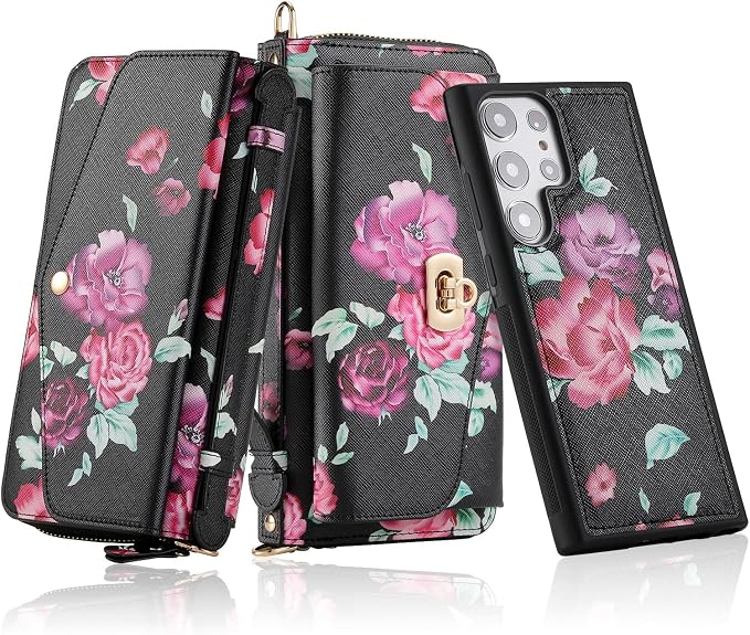 Amazon.com: LITOU Compatible for Samsung Galaxy S23 Ultra Wallet Case ...