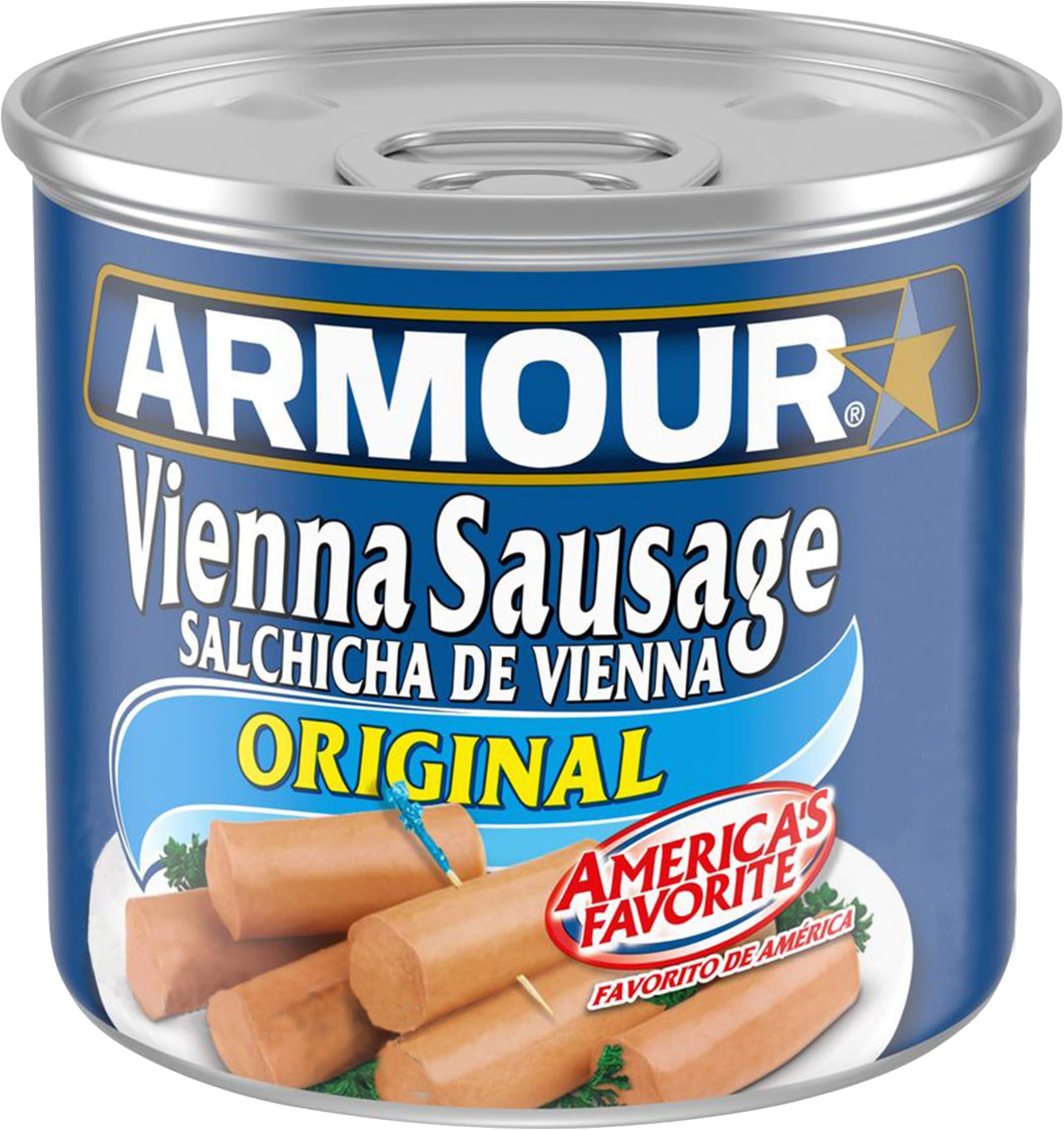 Amazon.com: Armour Star Vienna Sausage, Original Flavor, Canned Sausage ...