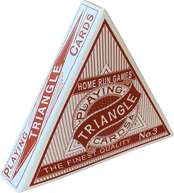 Amazon.com: Home Run Games Triangle Playing Cards, Red : Toys & Games