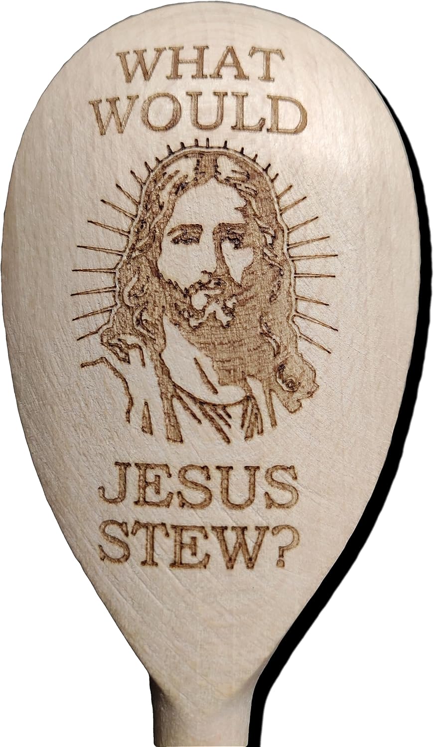 What Would Jesus Do Stew Wooden Baking Spoon Novelty Cooking Gift ...