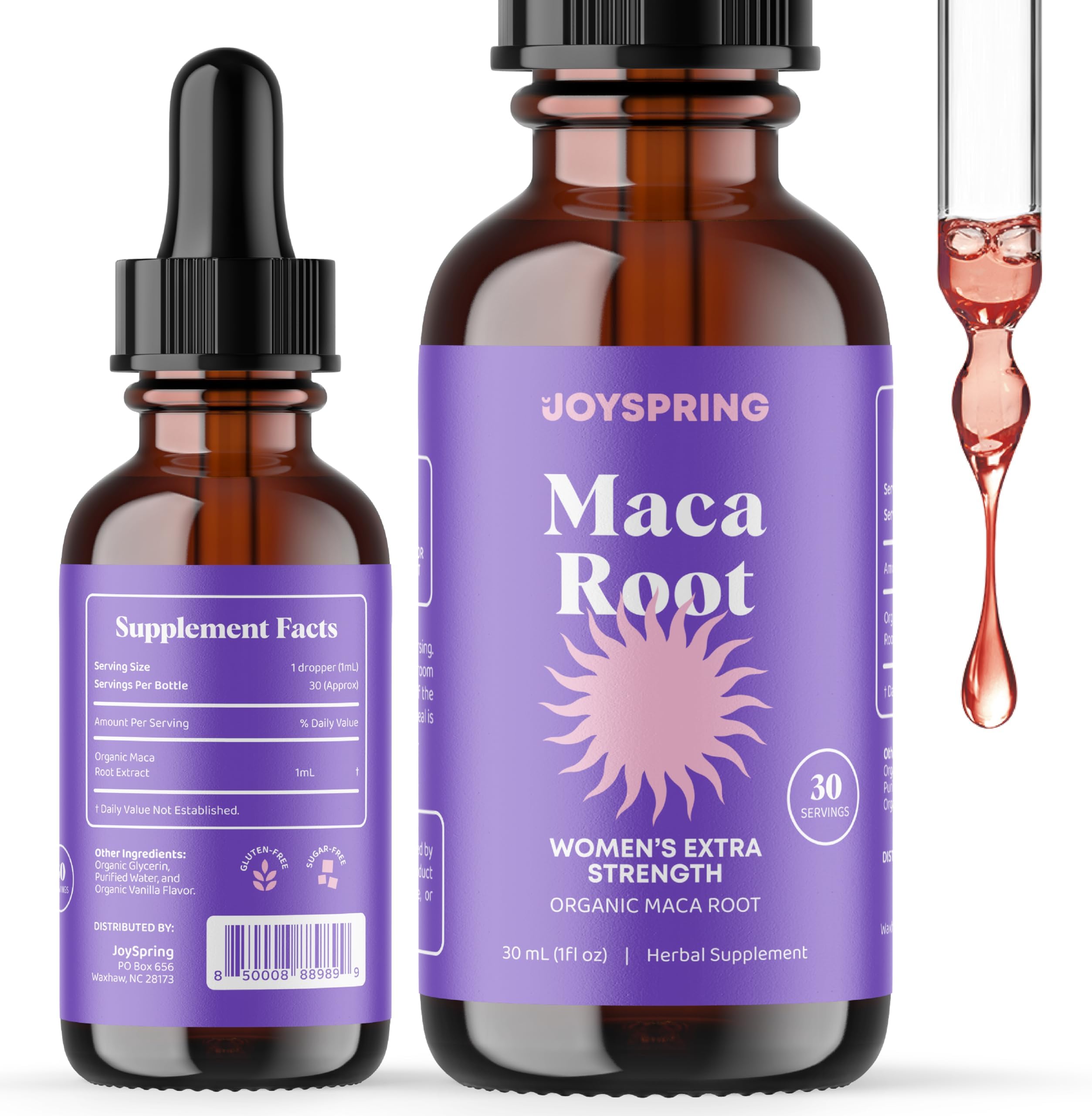 Amazon.com: JoySpring Organic Maca Root - Peruvian Maca Supplement ...