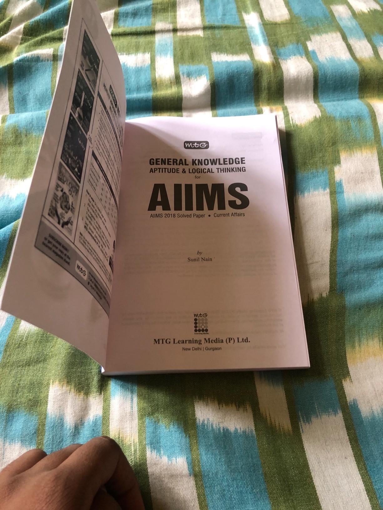 Buy General Knowledge Aptitude & Logical Thinking for Aiims Book Online ...