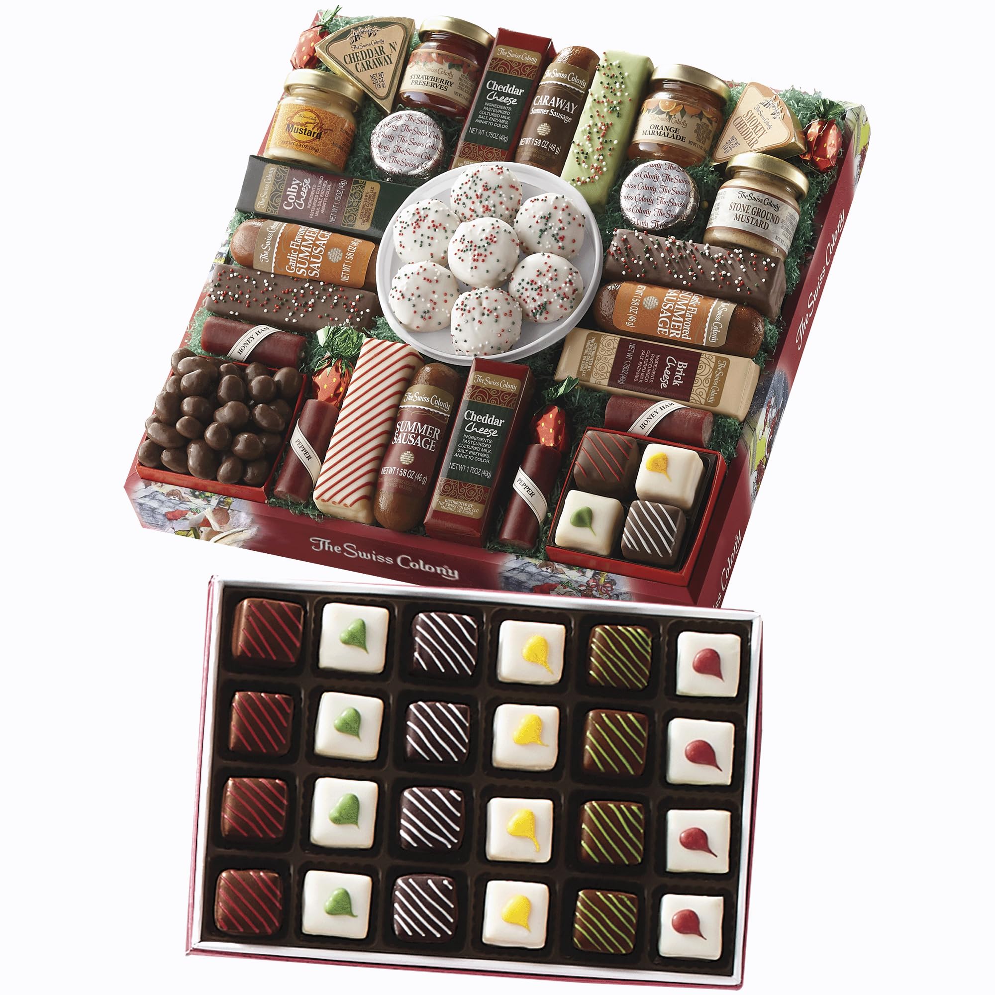Amazon.com : The Swiss Colony 27 Favorites and Christmas Petits Fours ...
