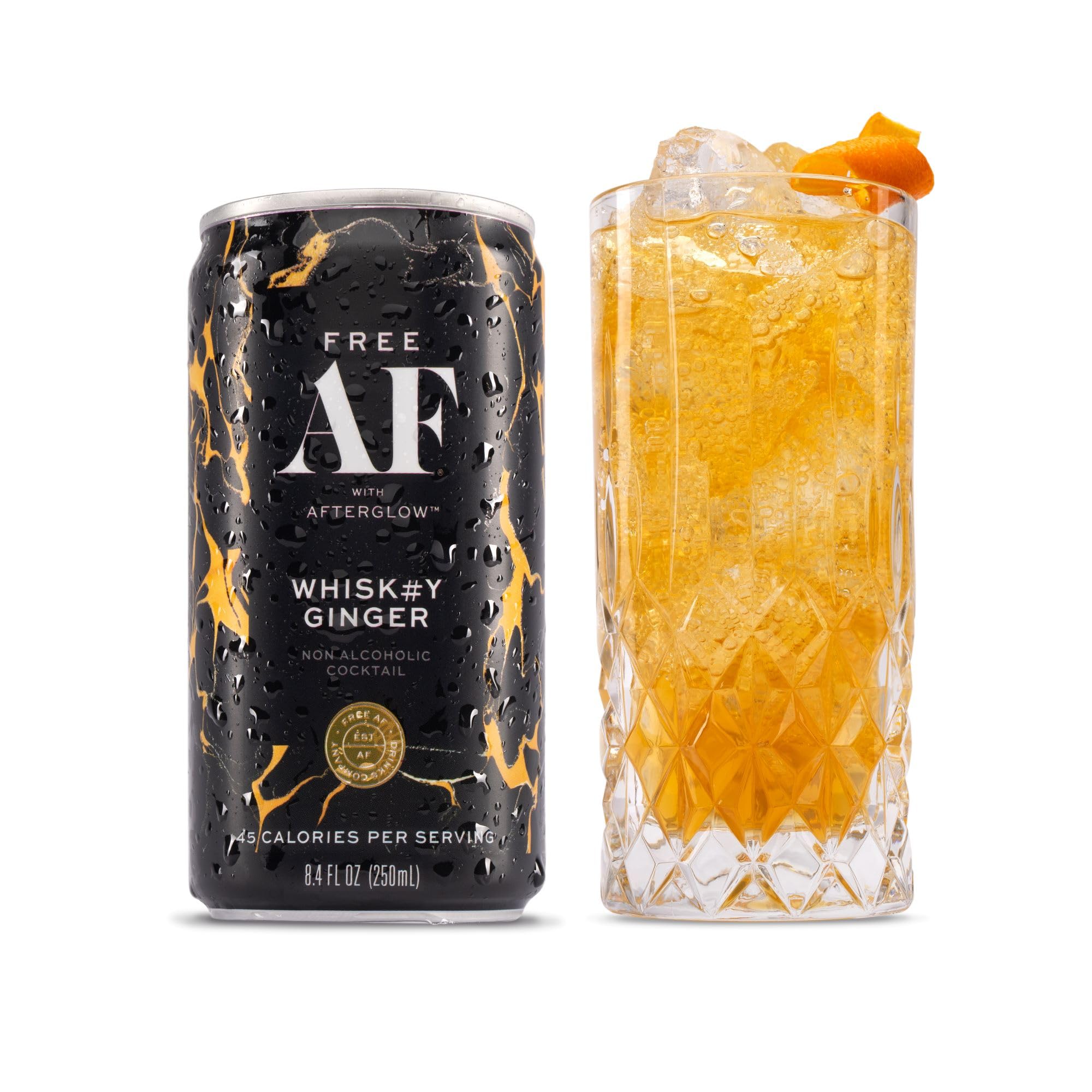 Amazon.com : FREE AF Non-Alcoholic Whiskey Ginger, Ready to Drink ...