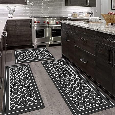 Amazon.com: Jinaply Kitchen Rugs Sets 3 Piece with Runner,Farmhouse ...