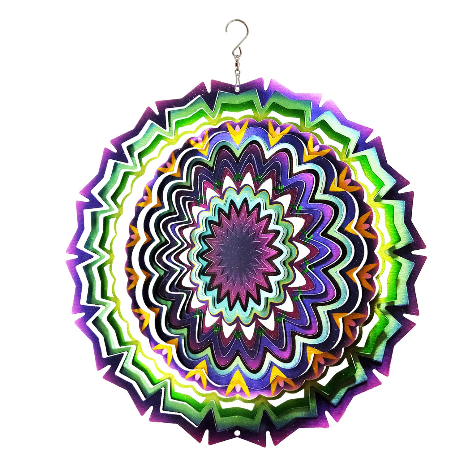 Snapklik.com : FONMY Wind Spinner Mandala Lucky Star Purple Color 12 ...