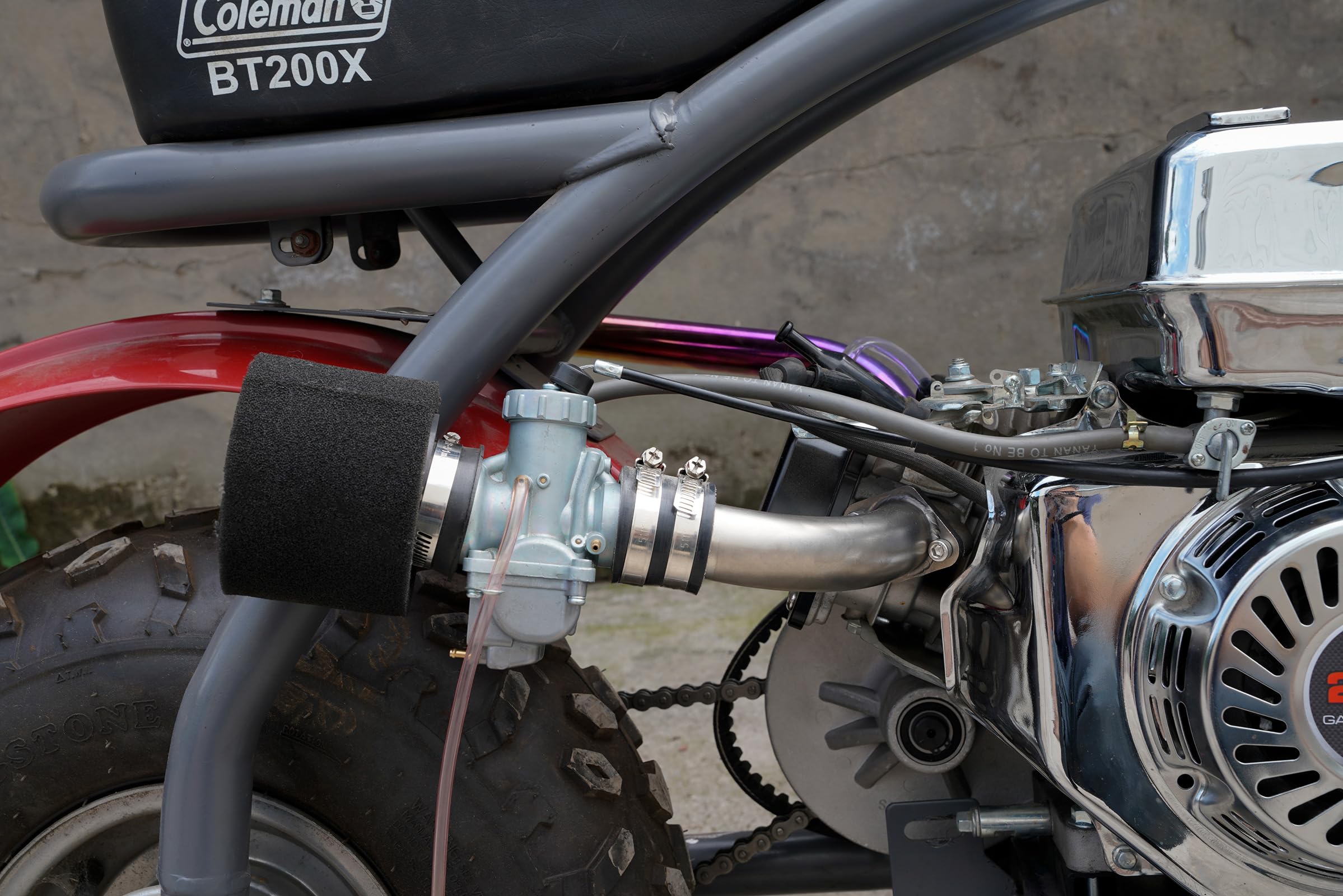 Snapklik.com : JMCHstore Performance Racing Flatsilde Intake Pipe Inlet Manifold For Mikuni 24mm ...