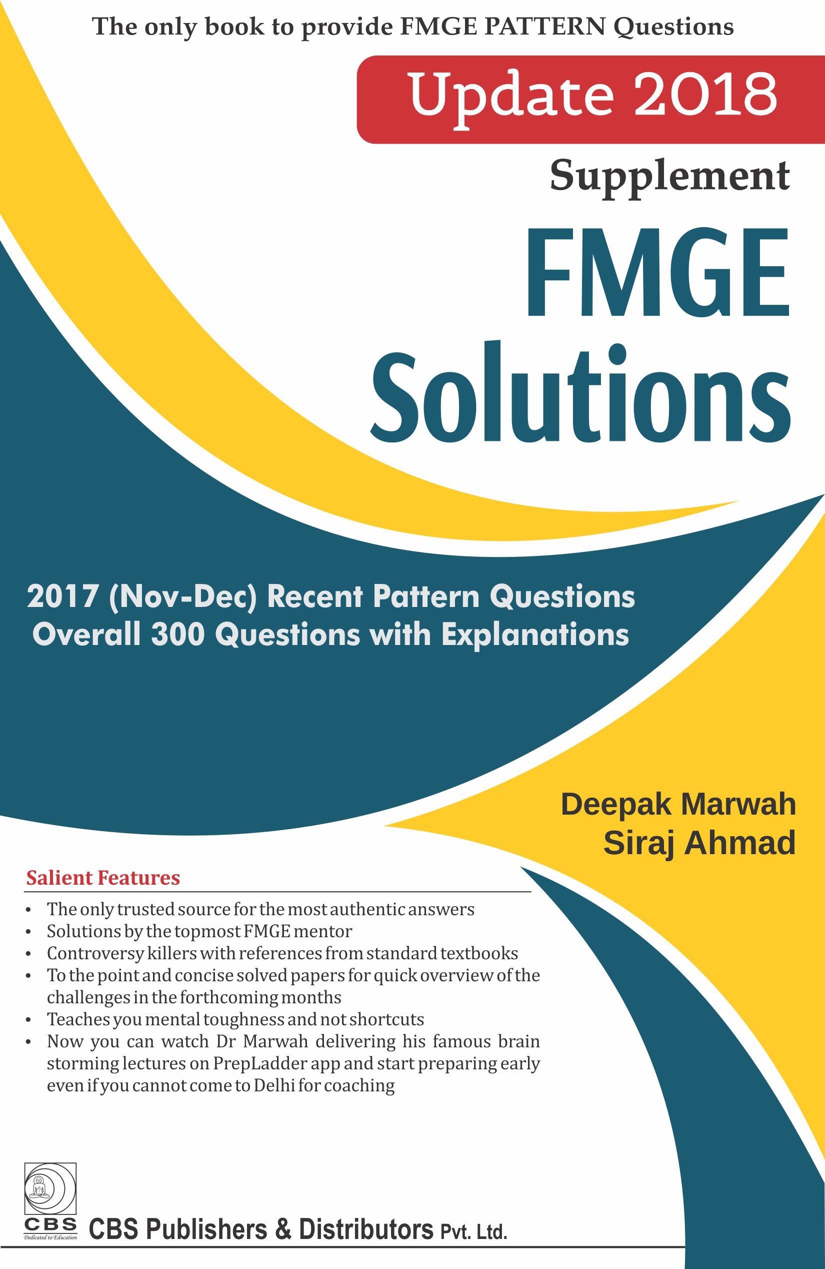 Buy SUPPLEMENT FMGE SOLUTIONS UPDATE 2018 (PB 2018) Book Online at Low ...