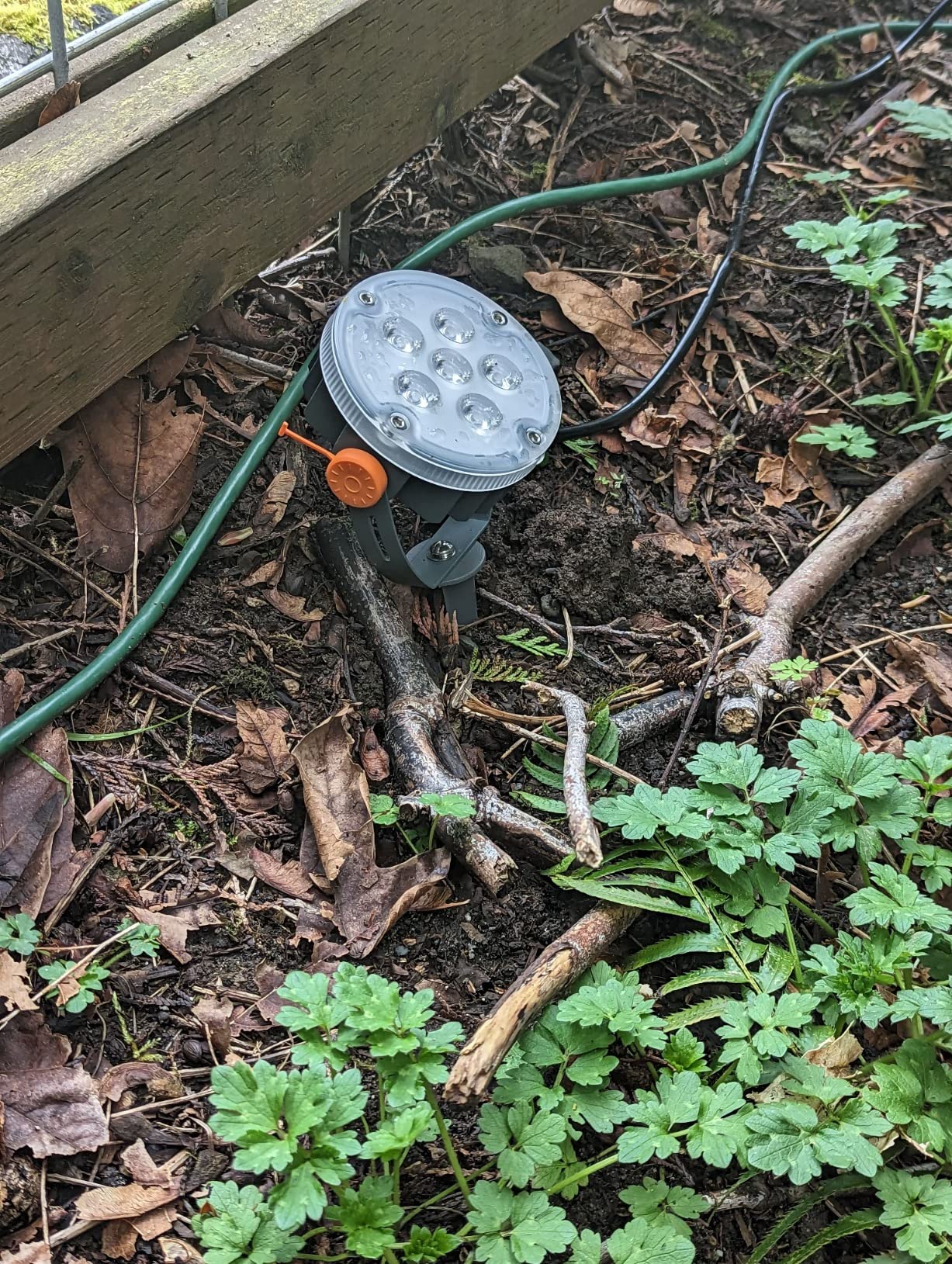 Outside Lights for Yard Spotlight Outdoor Plug in Light, 2 Pack Ultra ...