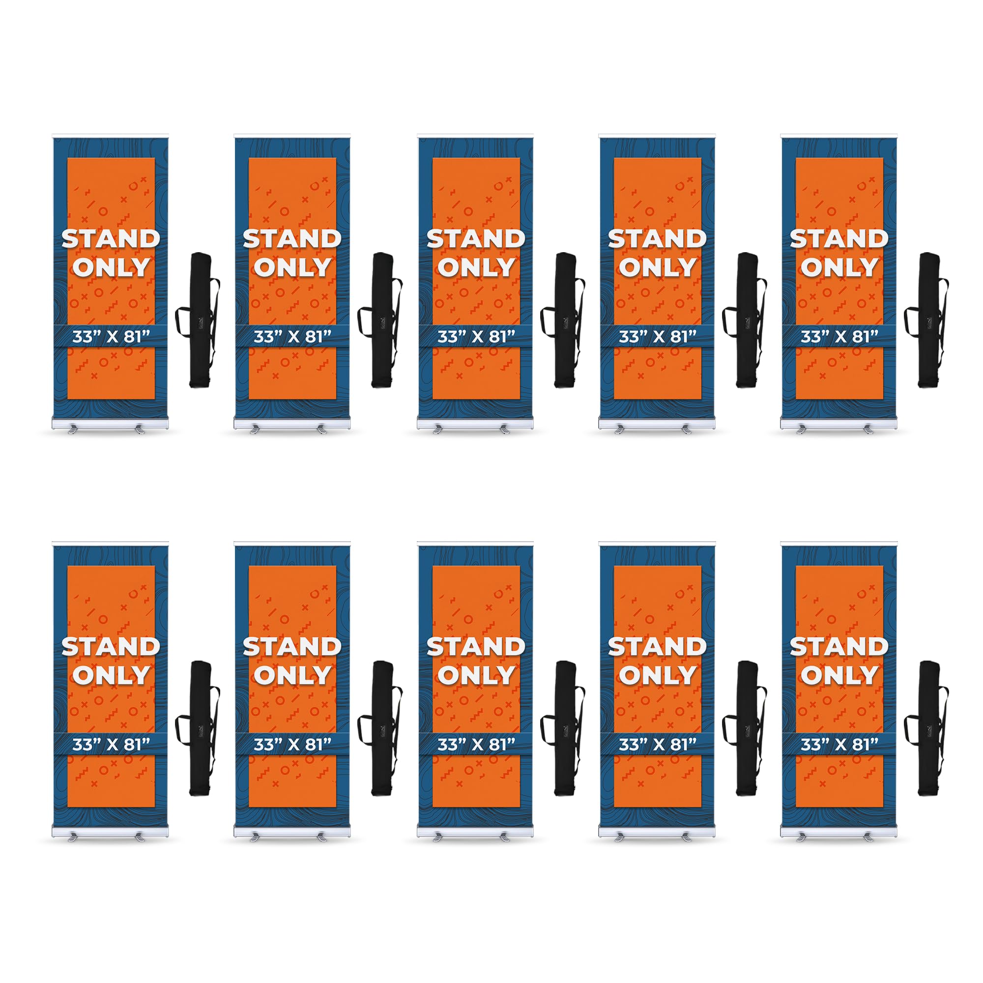 Amazon.com: Heavy Duty Premium Retractable Banner Stand with Widened ...