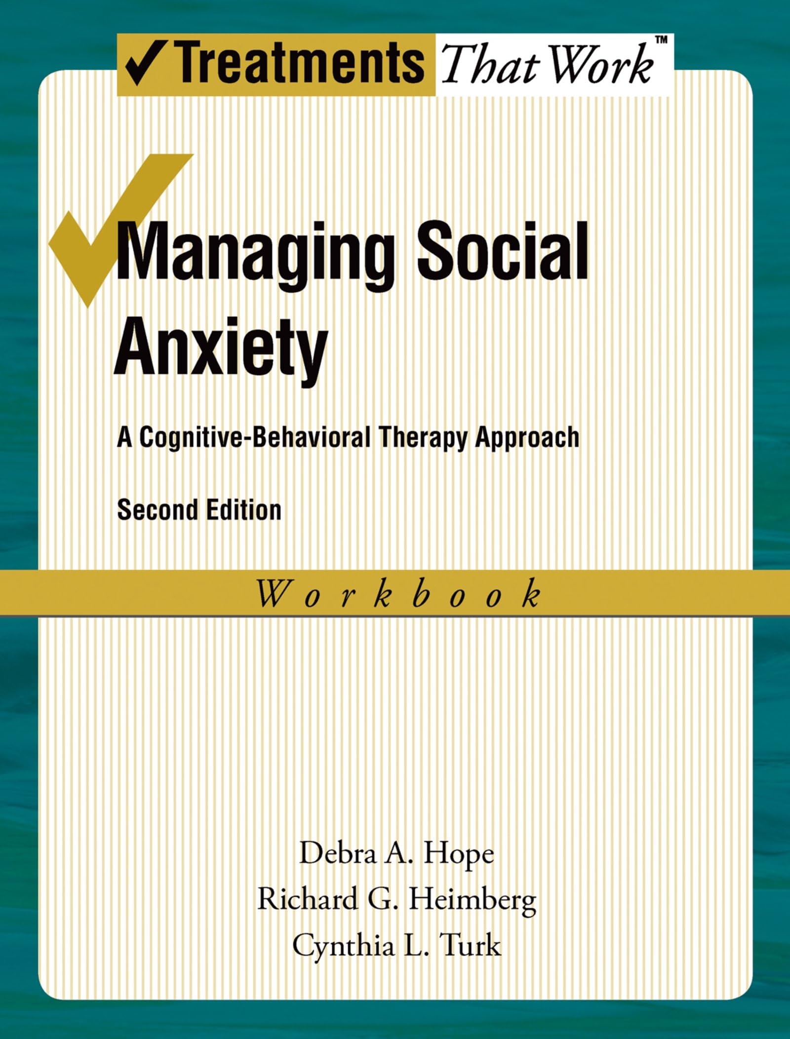 Amazon.com: Managing Social Anxiety, Workbook, 2nd Edition: A Cognitive ...