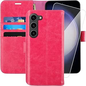 Amazon.com: MONASAY Wallet Case Compatible for Galaxy S23 5G,[RFID Blocking] Flip Folio Leather ...