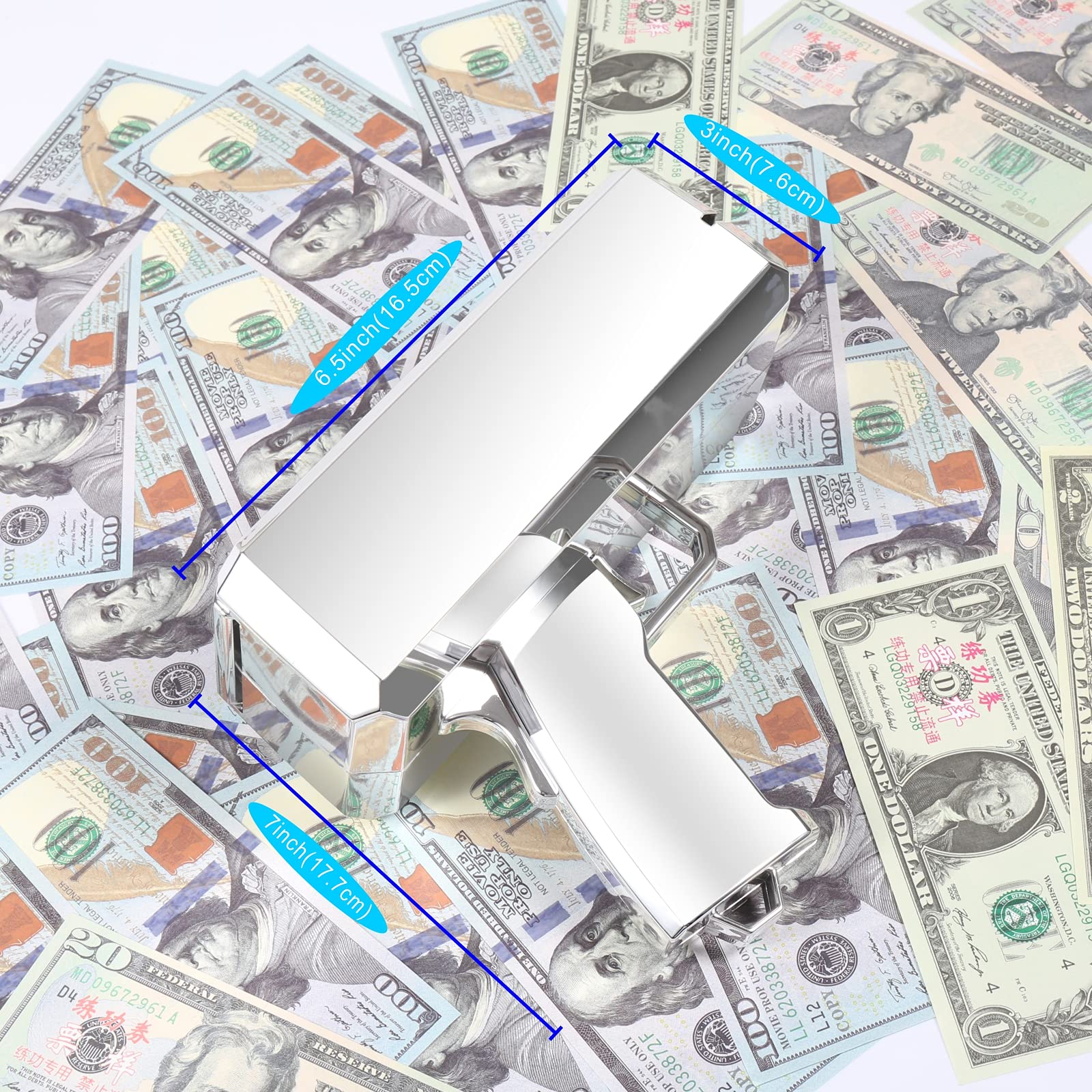 Buy Achzzy Money Gun Shooter - Prop Guns for Adults boy, Money Guns ...