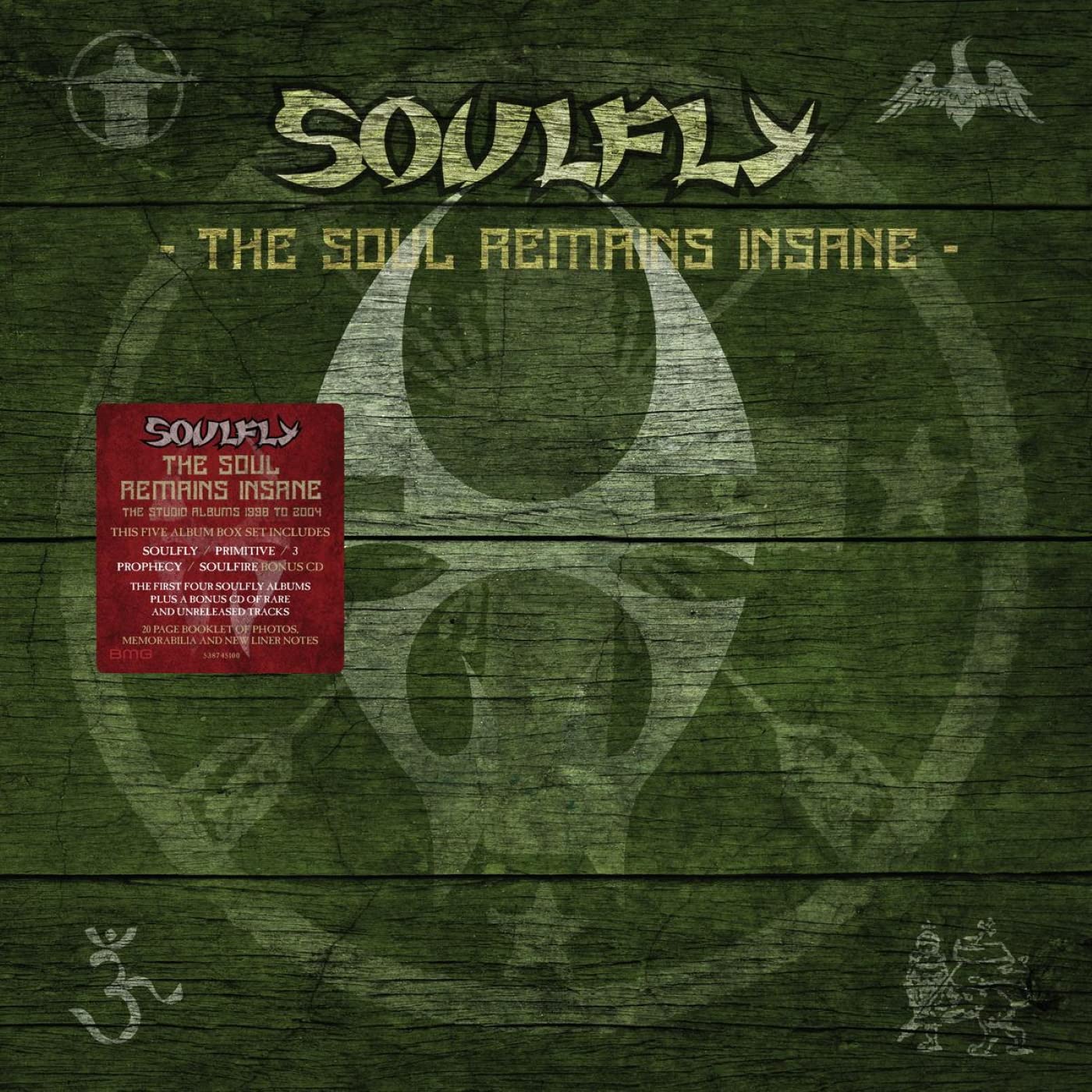 Soulfly - The Soul Remains Insane: The Studio Albums 1998-2004 [5 CD ...