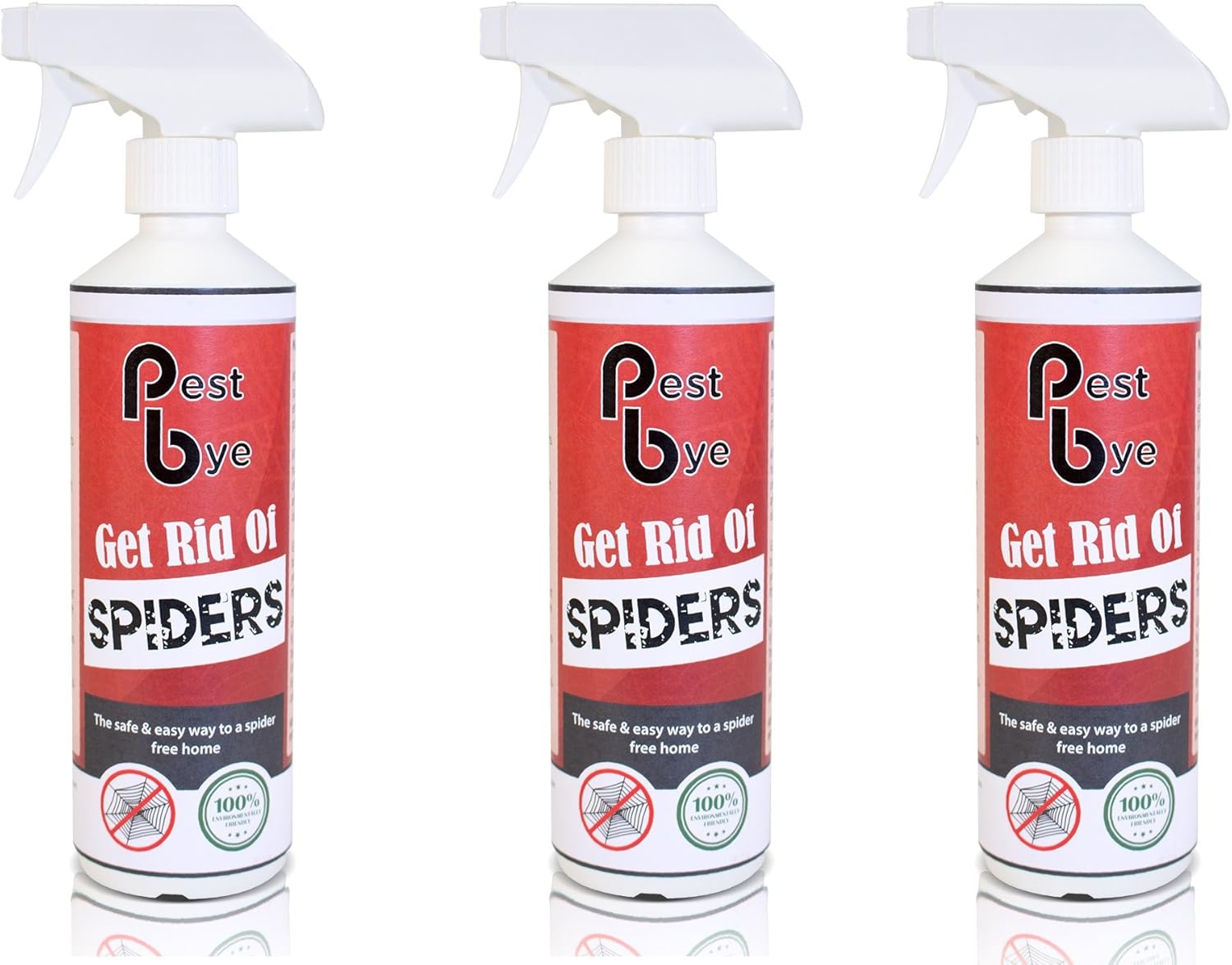 Pestbye® Get Rid of Spiders Spray Repellent & Deterrent - Set of 3 ...