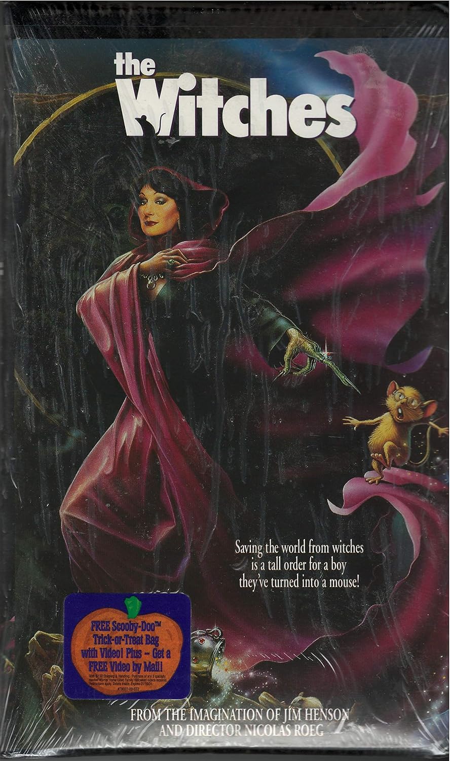 The Witches [VHS] : Anjelica Huston, Mai Zetterling, Jasen Fisher ...