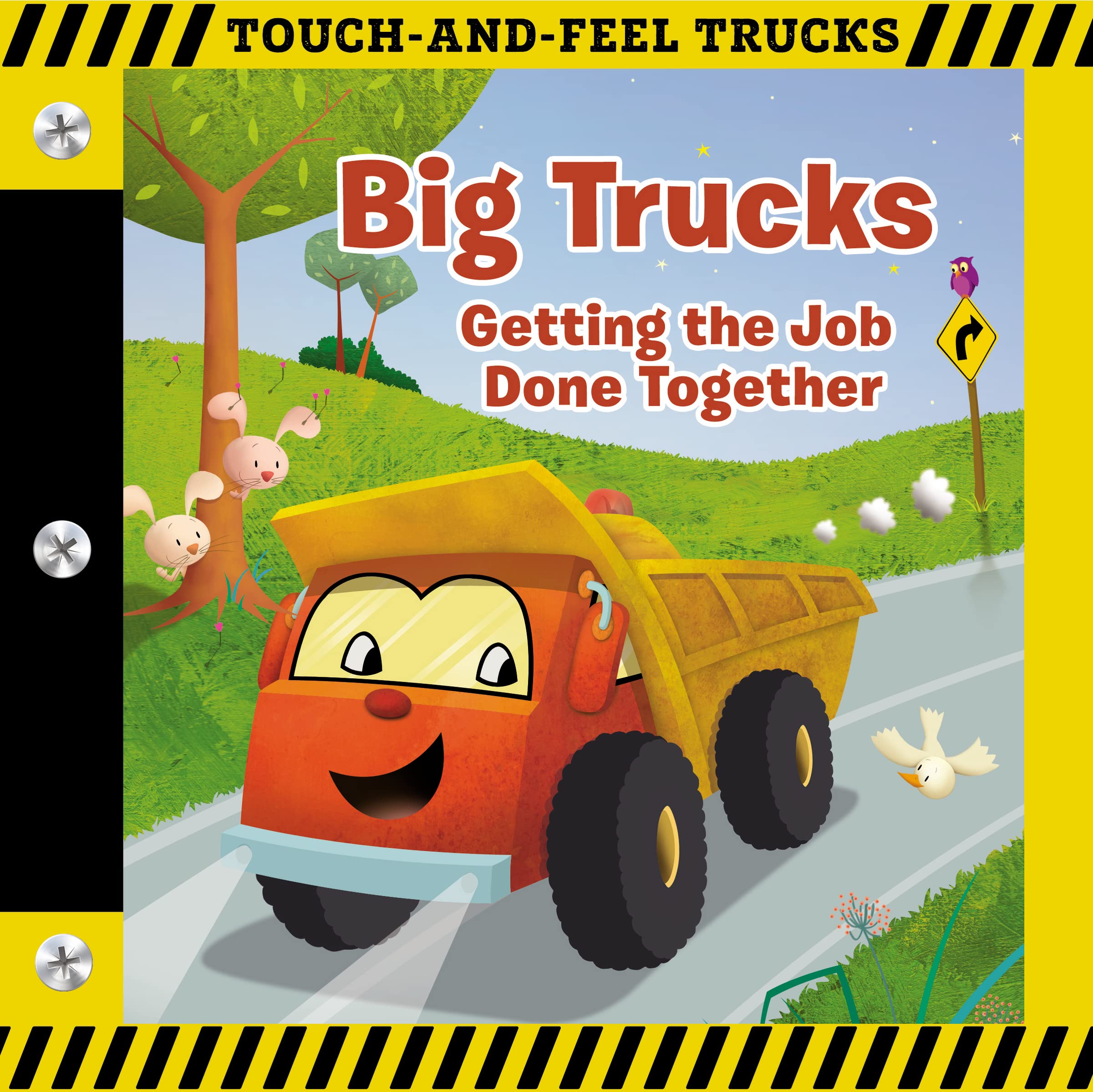 Amazon.com: Big Trucks: A Touch-and-Feel Book: Getting the Job Done ...