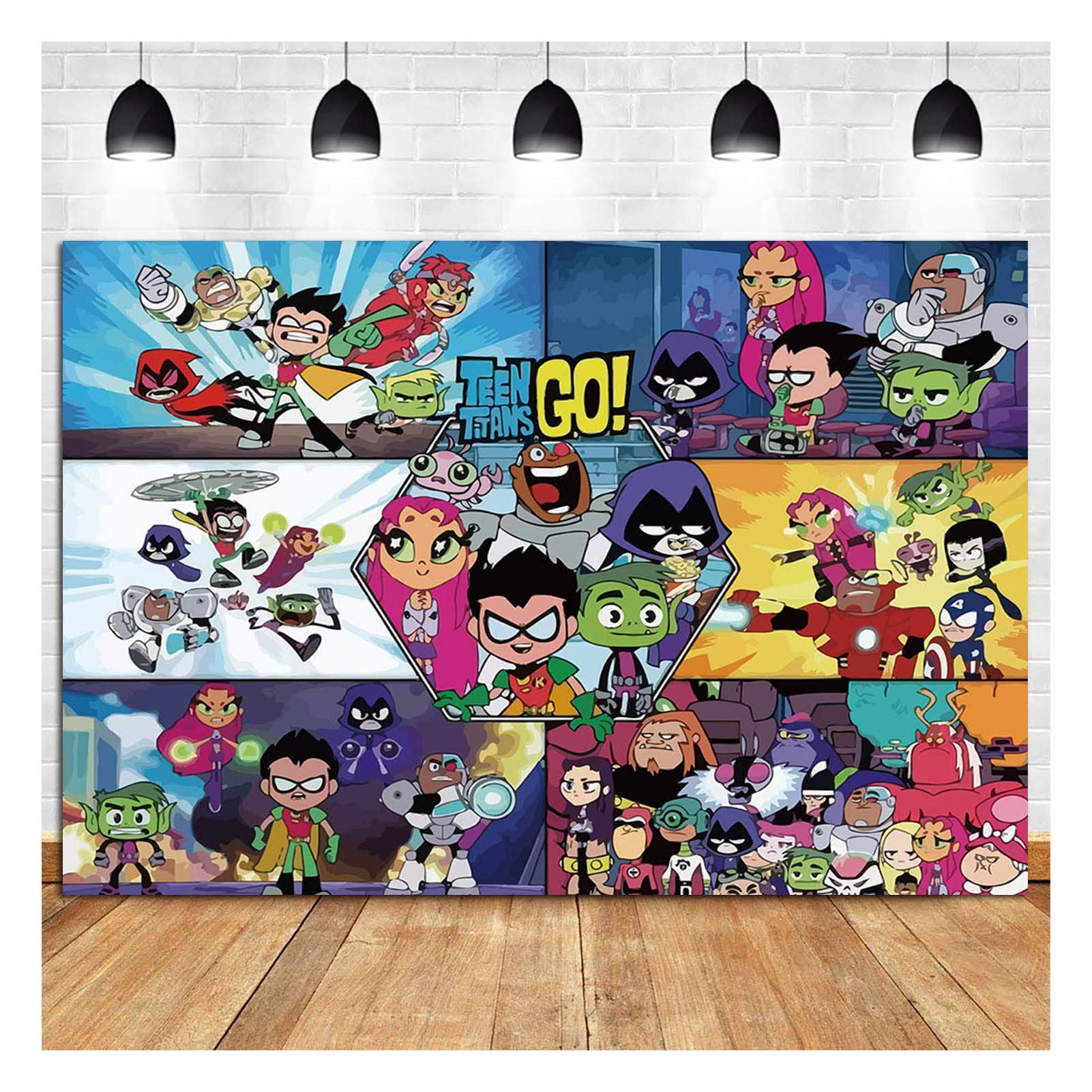 Teen Titans Go Theme Photography Backdrop Cartoon Banner Photo ...