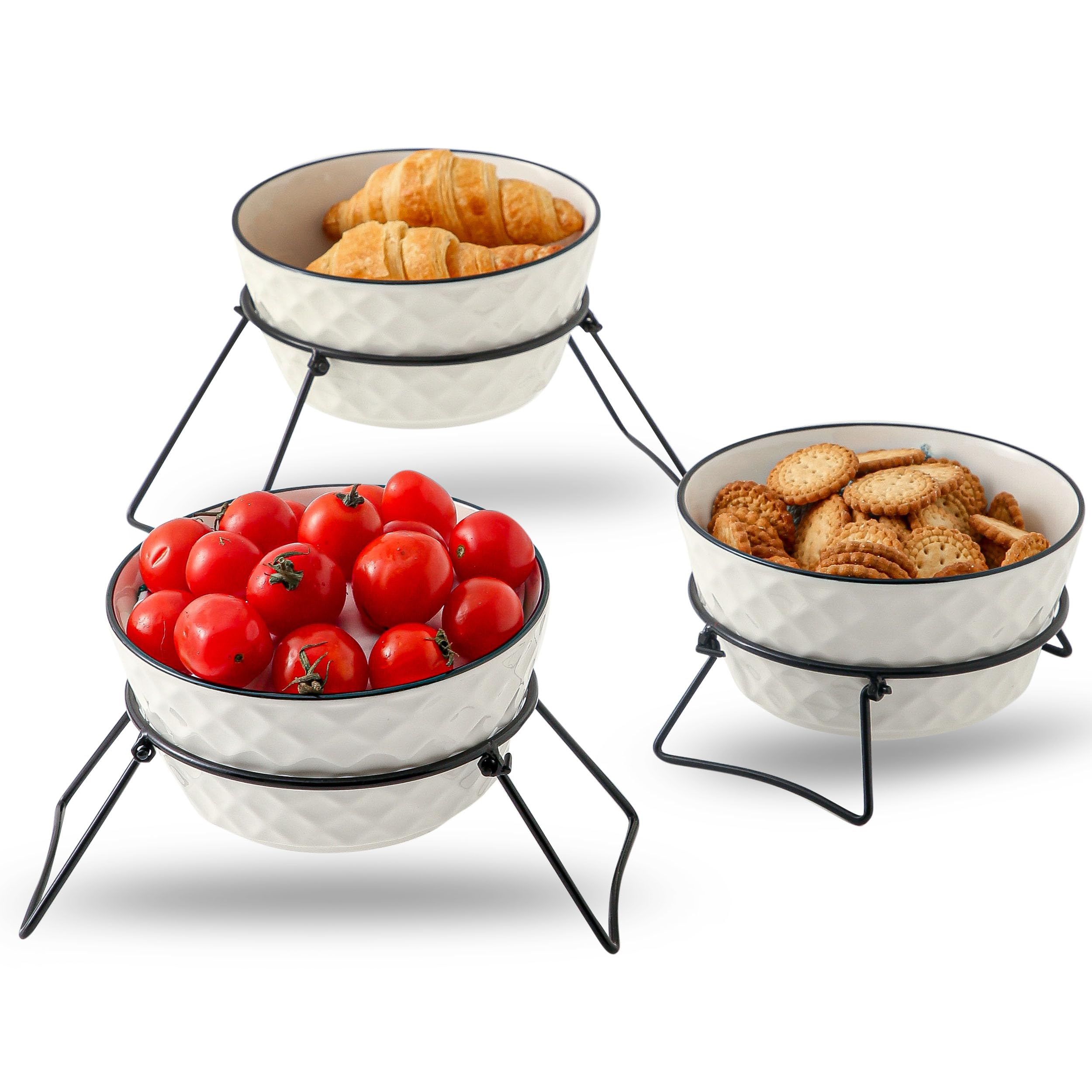 Snapklik.com : XINLTC 3 Tiered Serving Stand