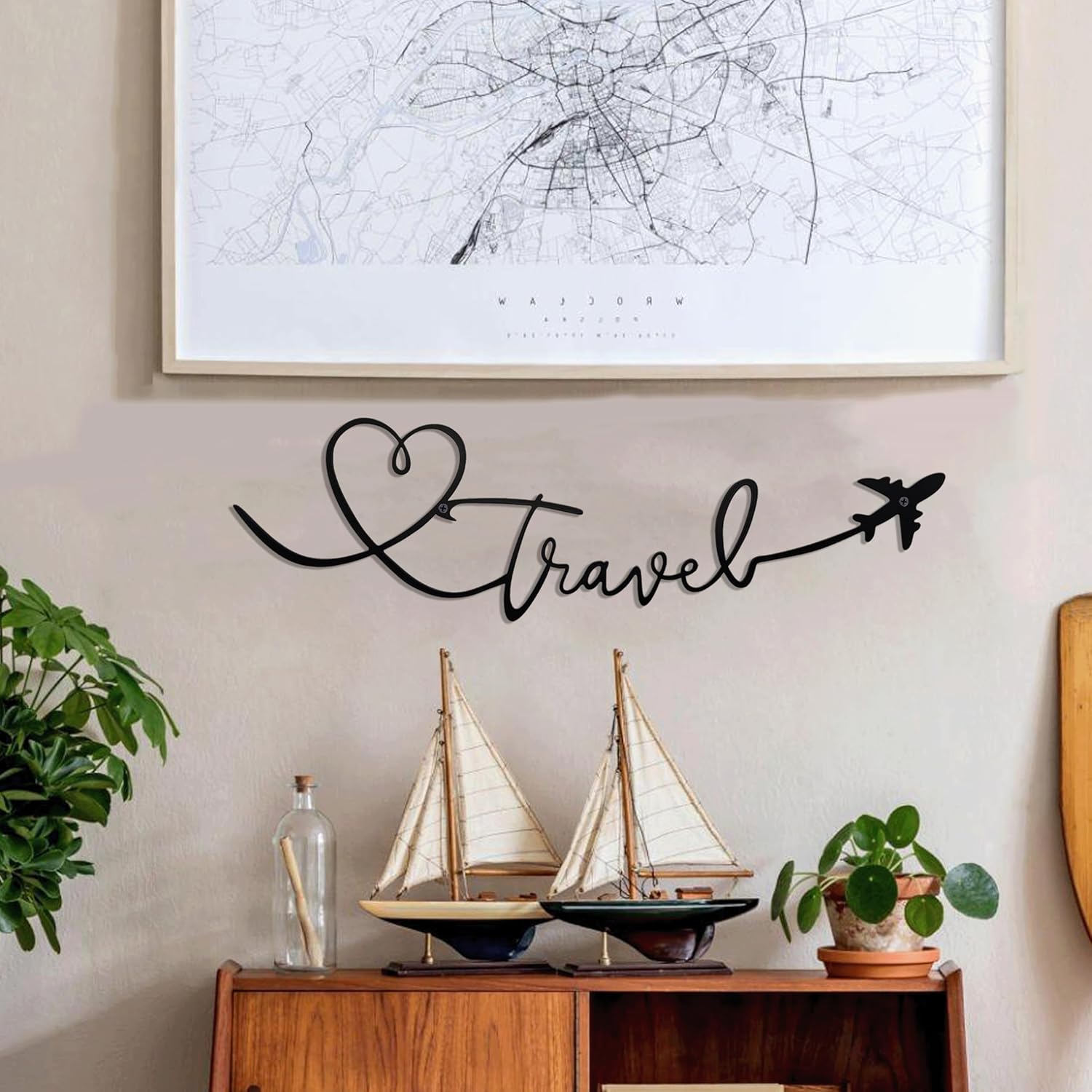 Amazon.com: Ajqiomh Travel Wall Art, Travel Theme Classroom Decor Fun ...
