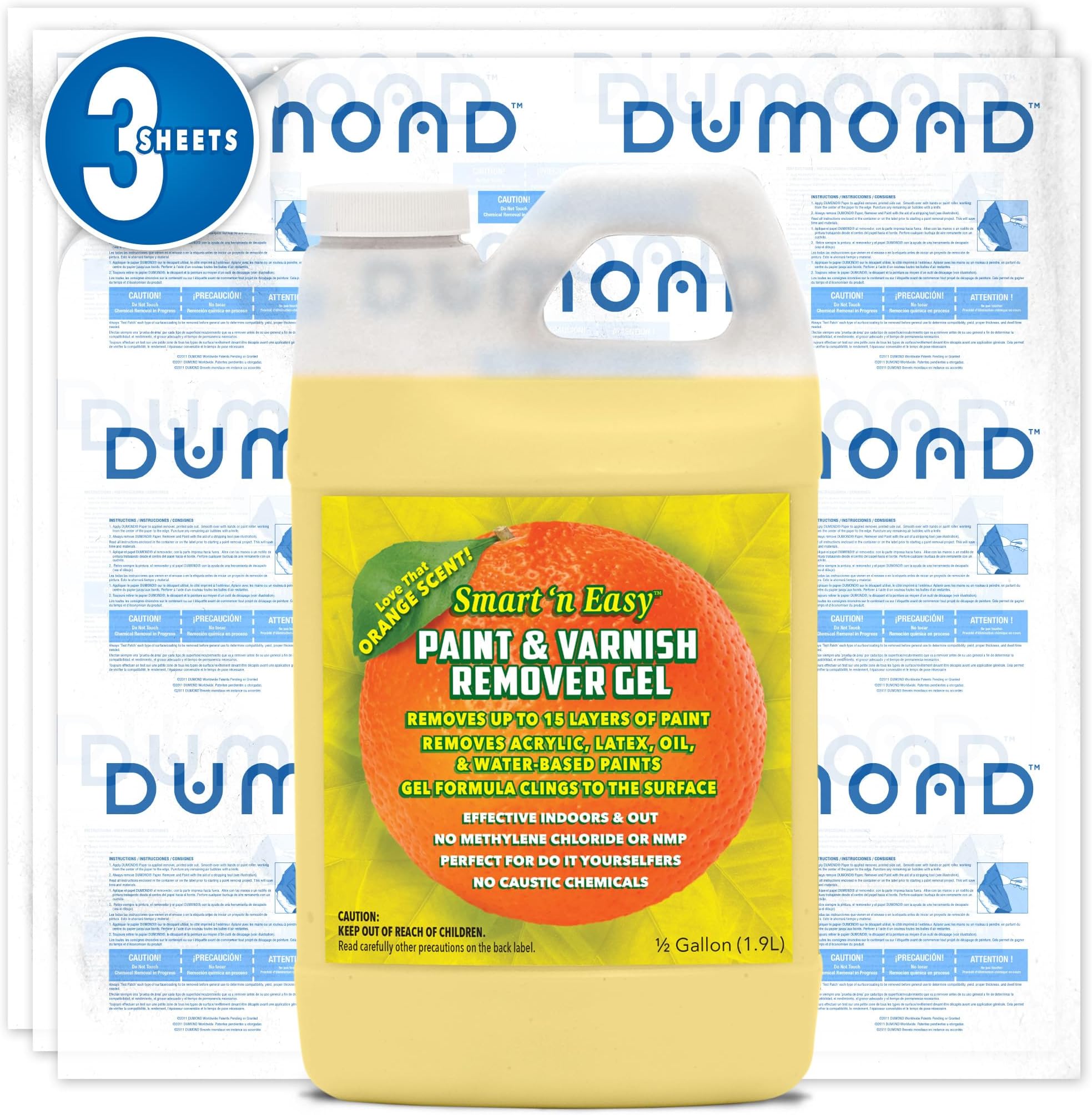 Peel Away 1 Heavy Duty Paint Remover - Removes Up to 30 Layers of Lead ...