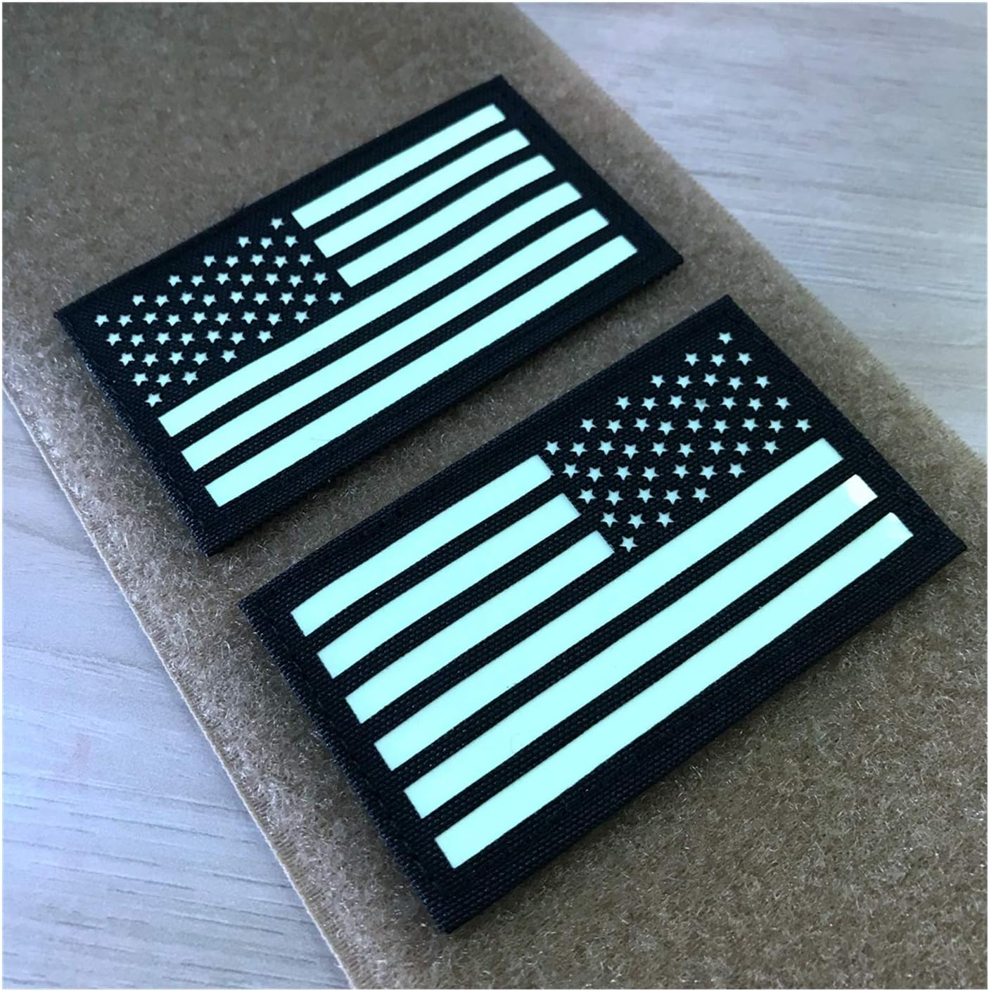 Amazon.com: Reversed Black and White American Flag IR Infrared ...