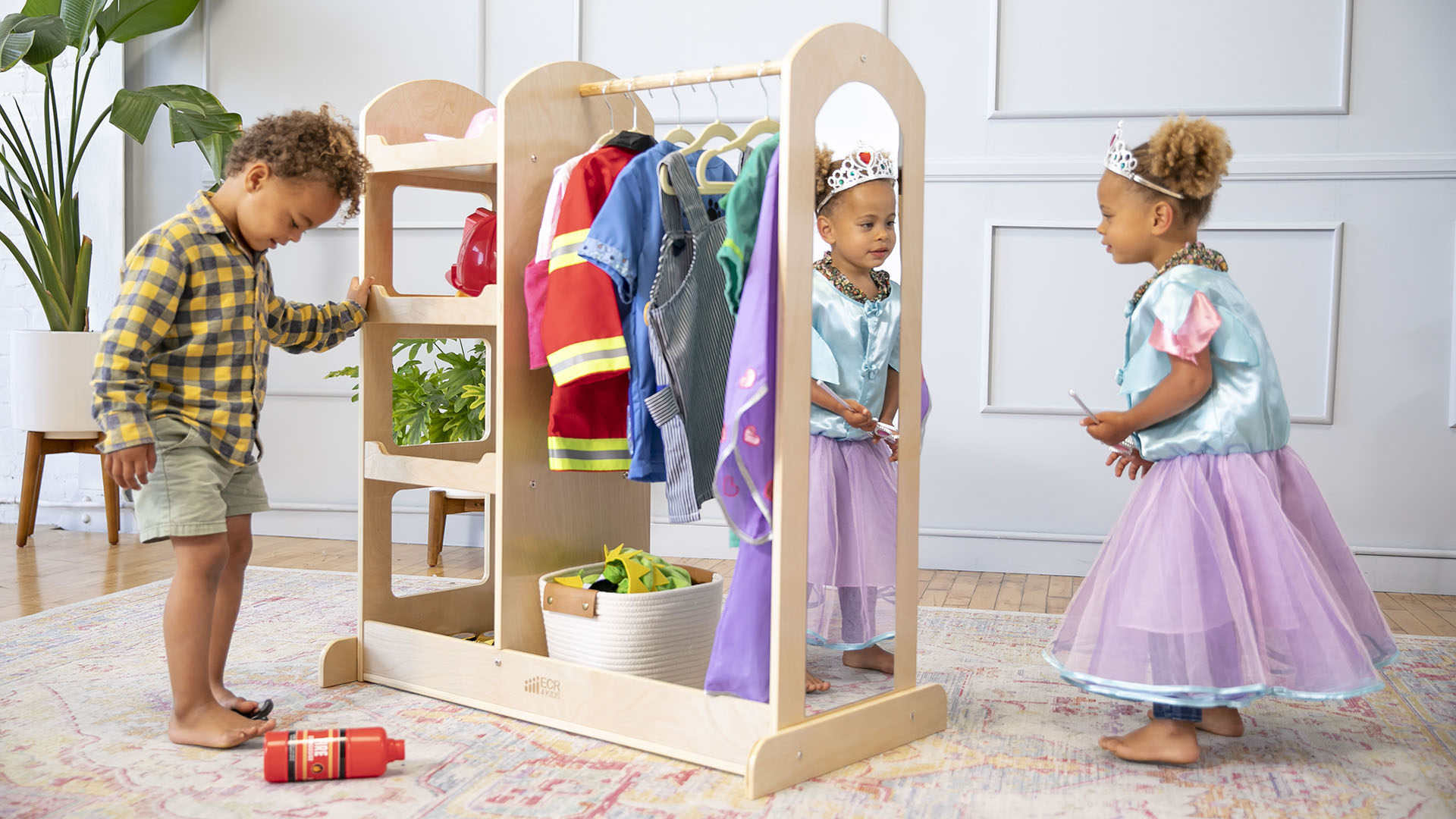 Watch ECR4Kids Birch Dress-Up Center on Amazon Live