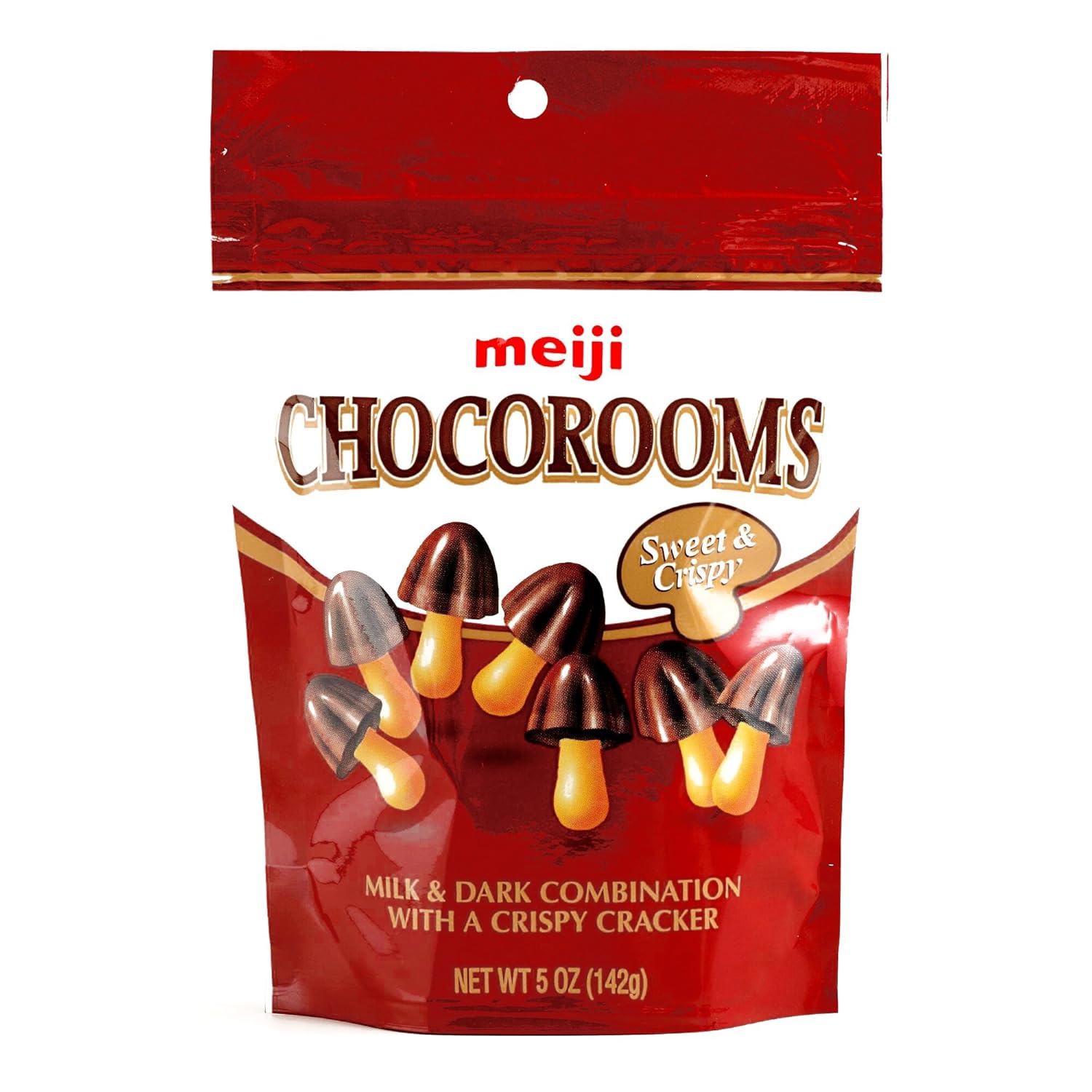 Amazon.com : Meiji Chocorooms Bag 5 oz each (3 Items Per Order) : Grocery & Gourmet Food