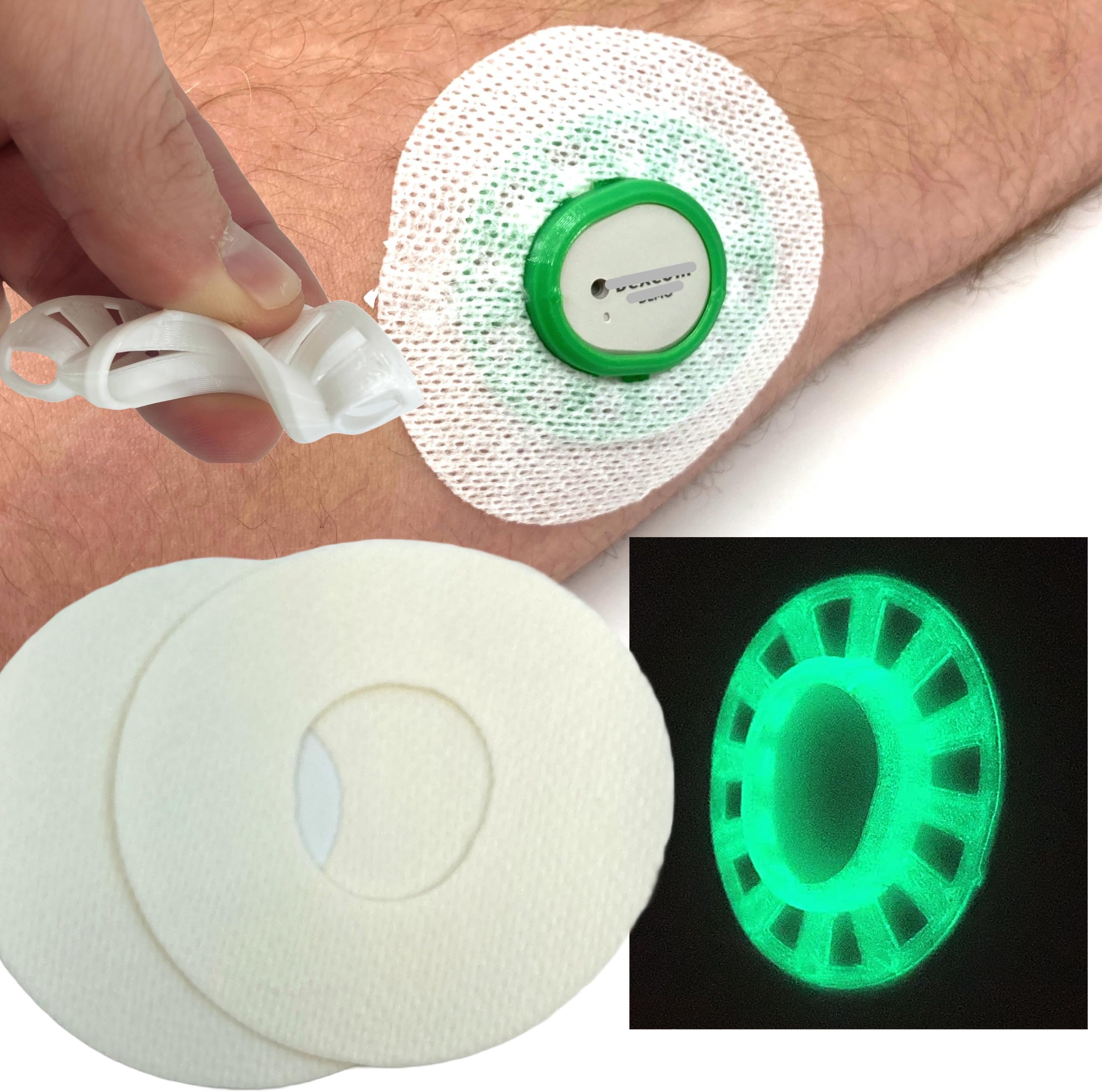 Amazon.com: 4-18" Inch 360° Adjustable Arm & Leg Band for Dexcom G7 ...