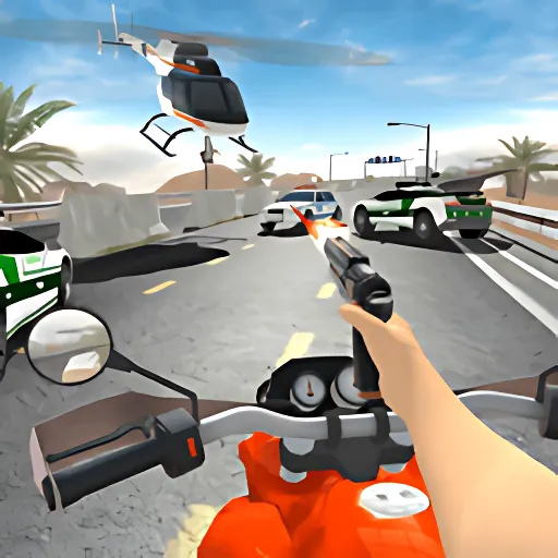 Police Bike Attack- Bike Racing & Gun Shooting - App on Amazon Appstore