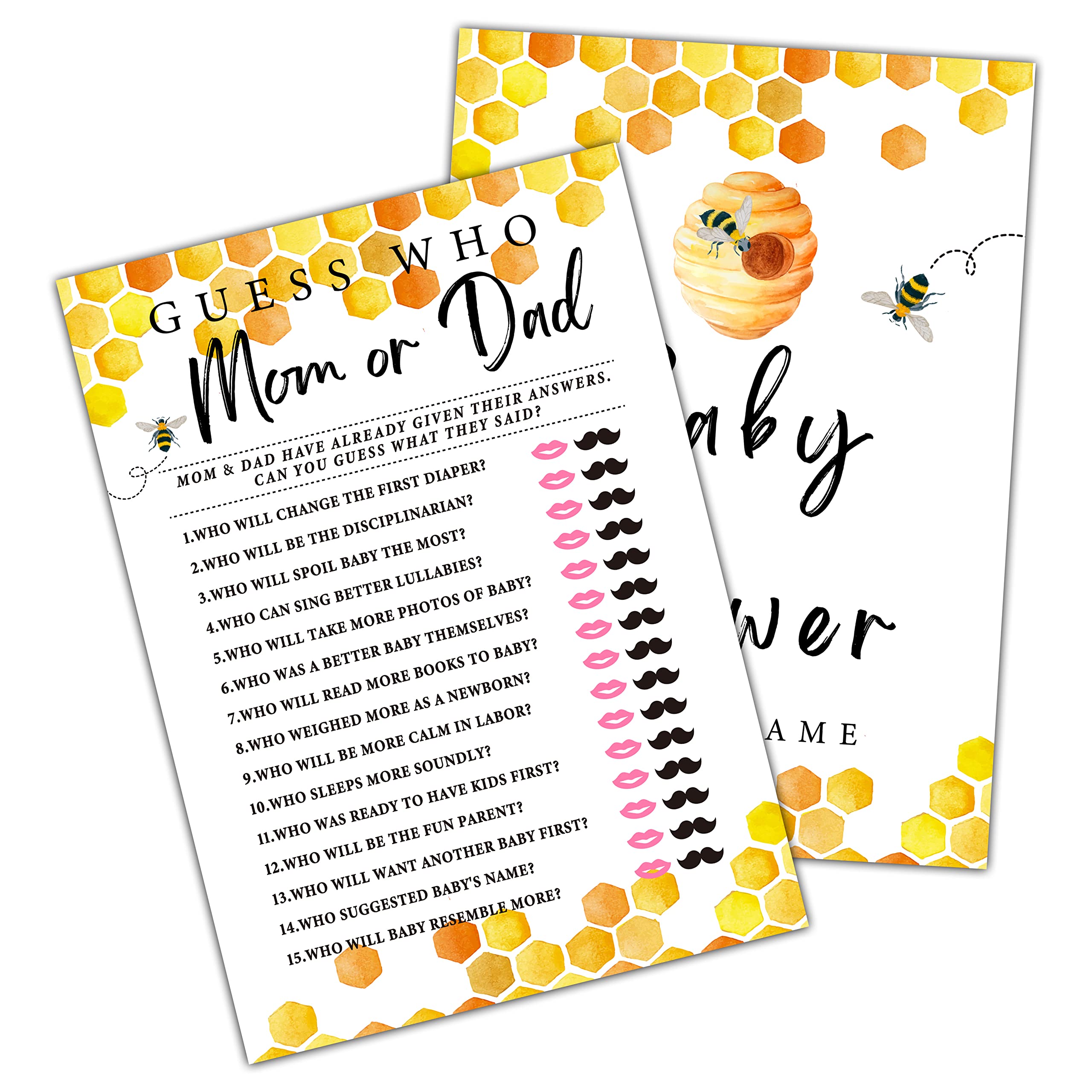 Honey Bee Baby Shower Games