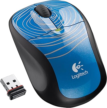 Amazon.com: Logitech Wireless Mouse M305 (Blue Swirl) : Electronics