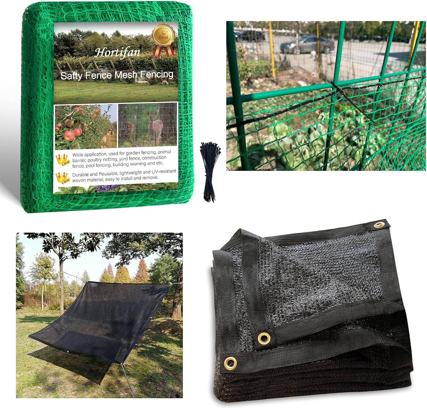 Amazon.com : 4FT x 100FT Temporary Fence, 40% Shade Cloth : Patio, Lawn ...