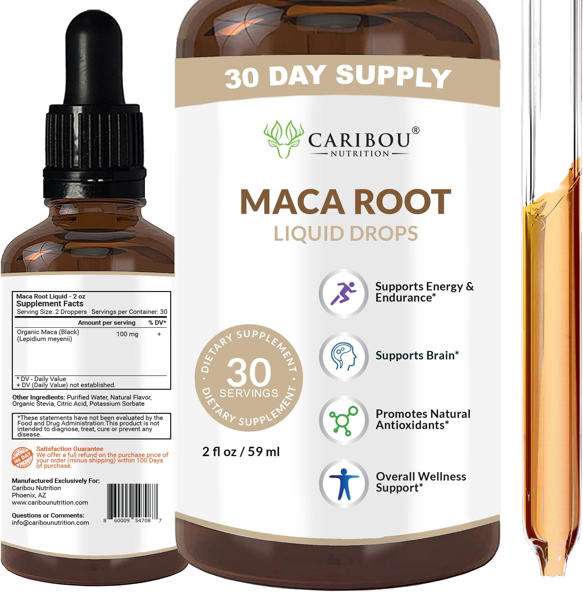 Amazon.com: Maxx Herb Red Maca Root Extract - Max Strength Liquid Drops ...
