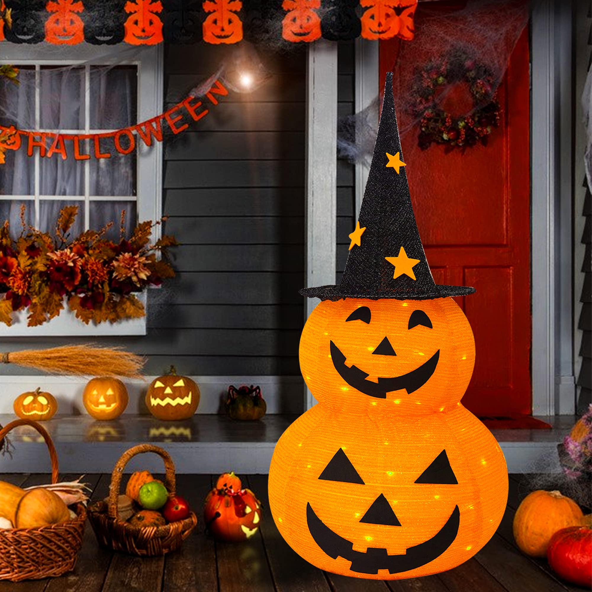 Halloween Spook Omtrek Afdrukbaar