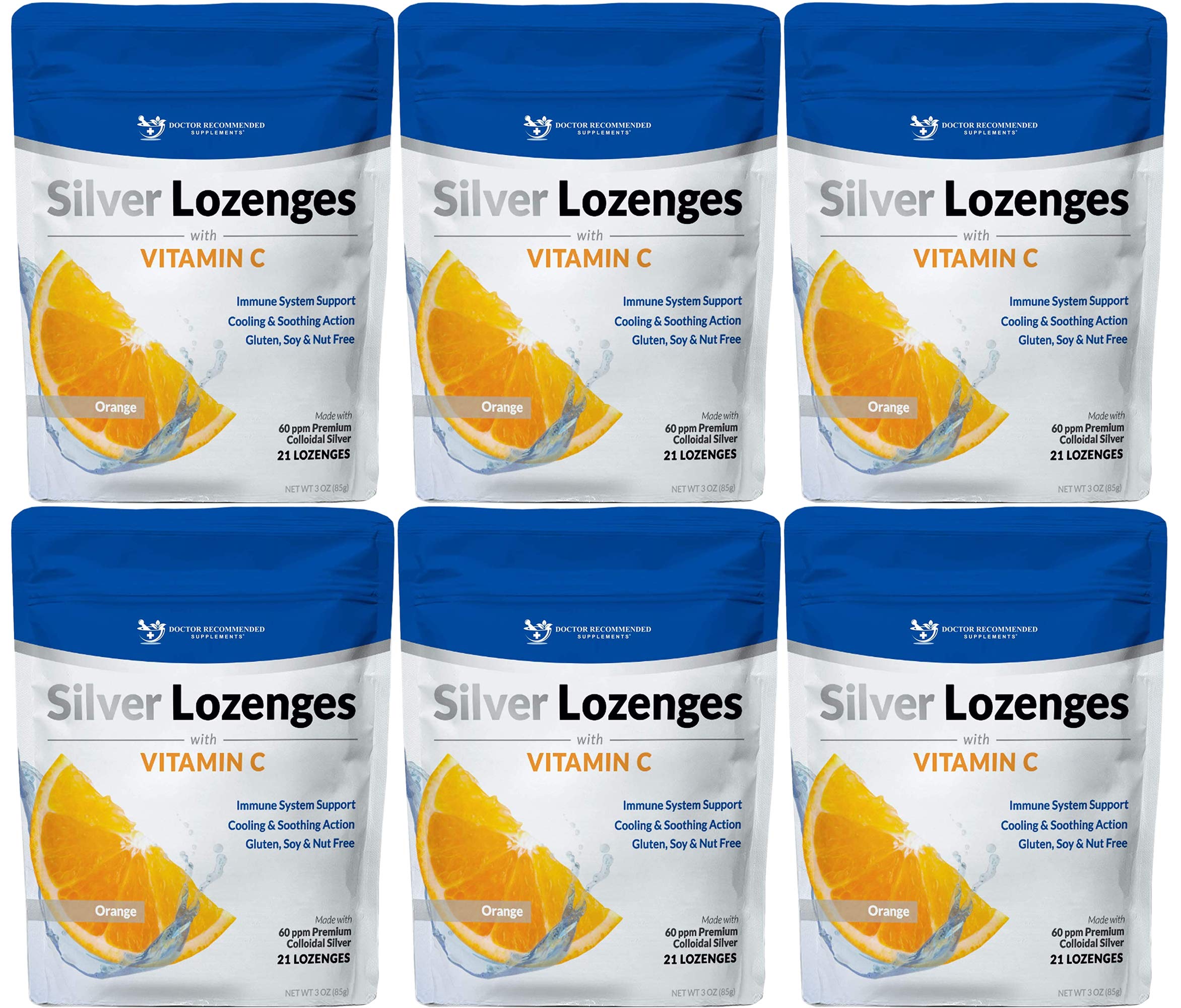 Silver Lozenges With Vitamin C Premium Nano Silver 60 Ppm | Desertcart KSA