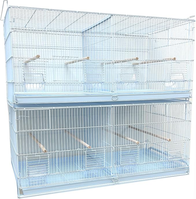 Amazon.com : LOT of Two Extra Large 36" x 18" x 19"H Stackable Breeder ...
