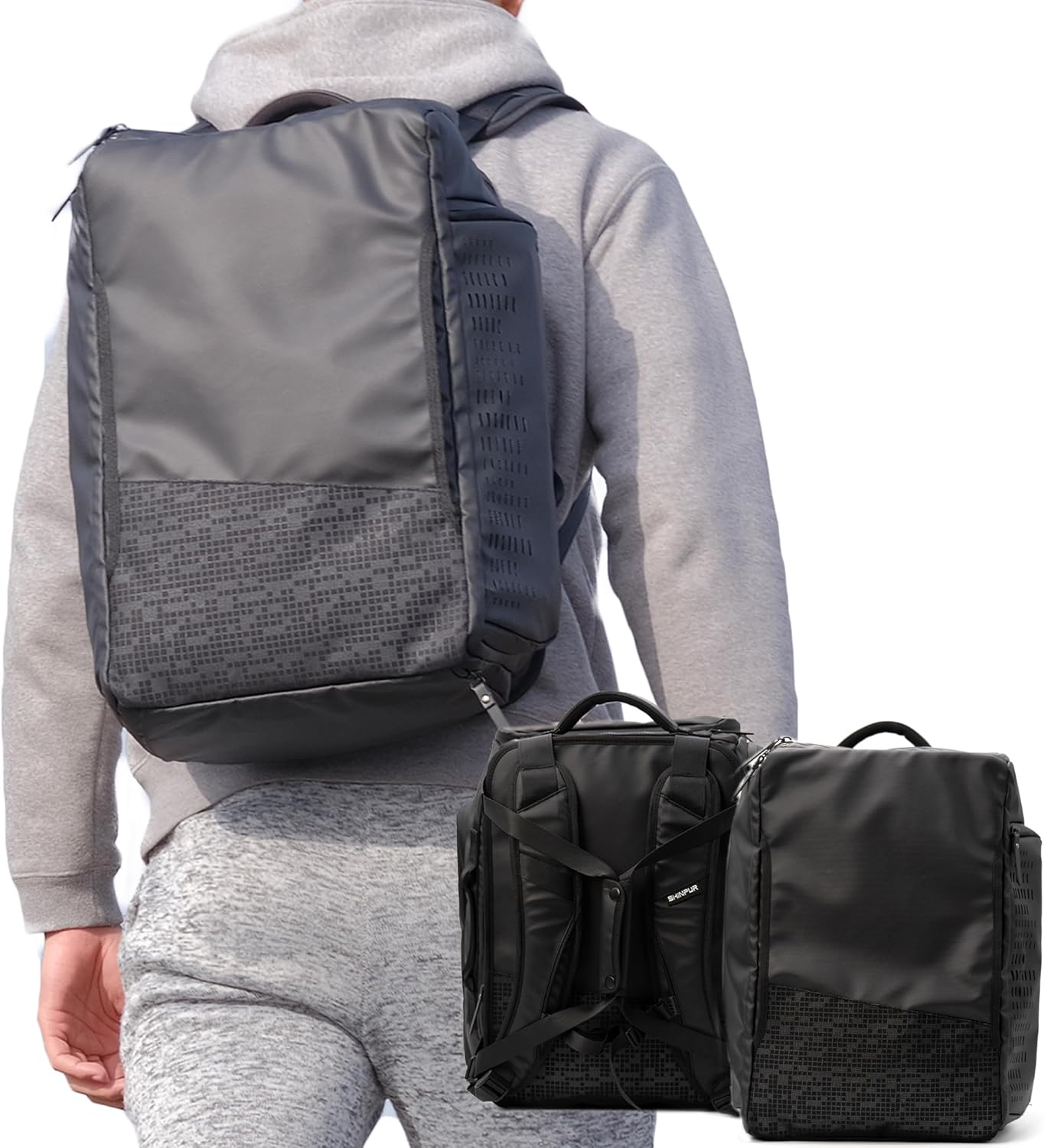 Amazon.co.jp: [foert noire] リュック メンズ リュックサック 大容量30L 3way 防水 1680Dデニール バックパック ビジネスリュック 出張 トラベルバッグ ...