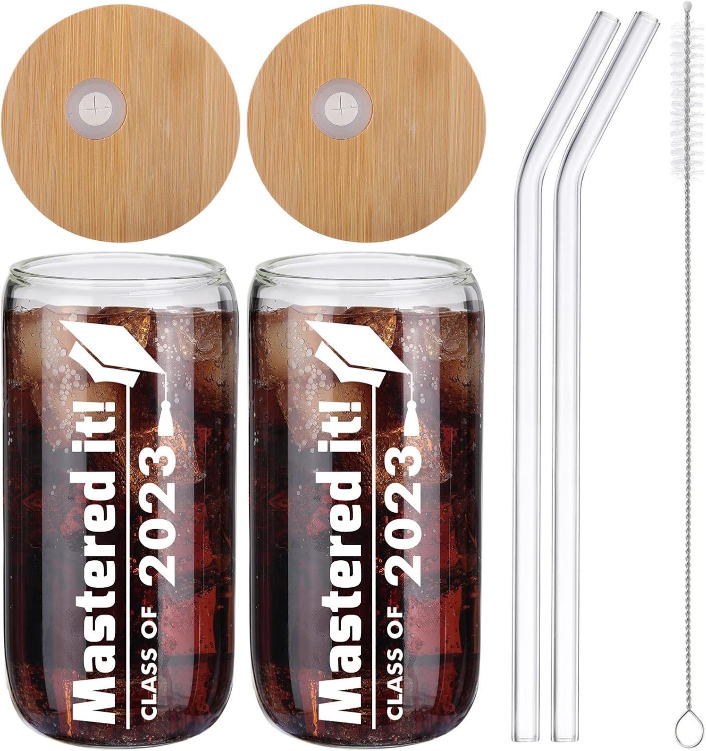 Amazon.com | 2 Pack Graduation Gifts for Her Mastered It Class of 2023 ...