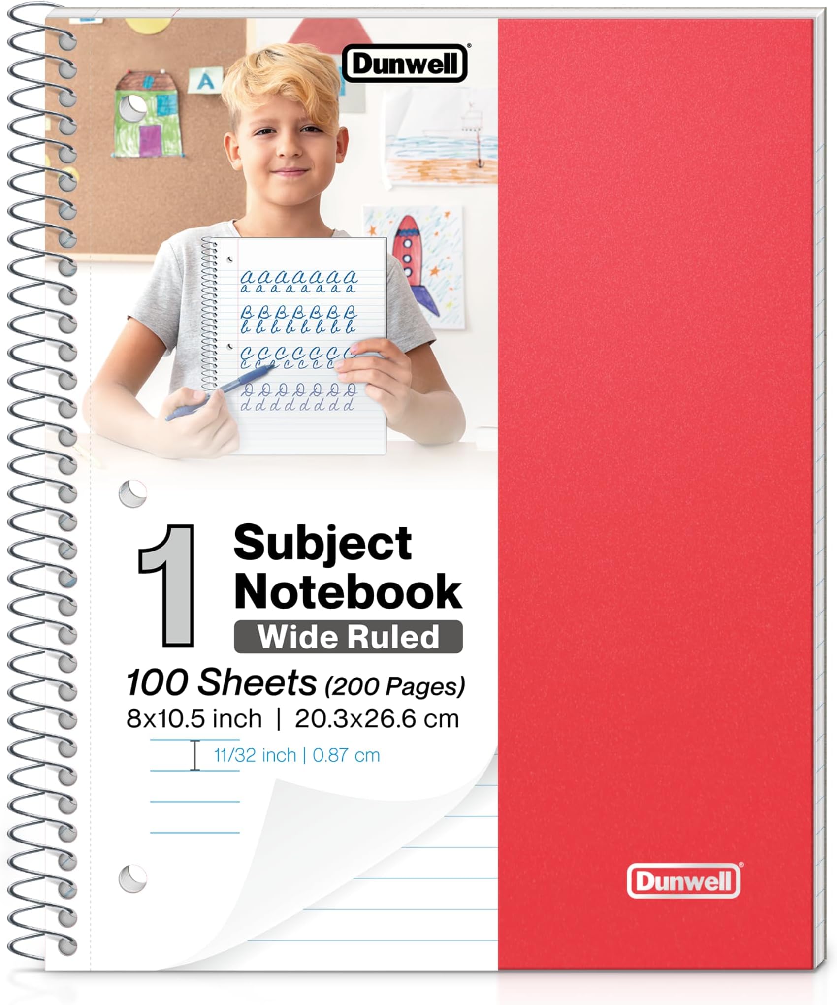 Amazon.com : Five Star Spiral Notebook, 1 Subject, Wide Ruled Paper, 10 ...