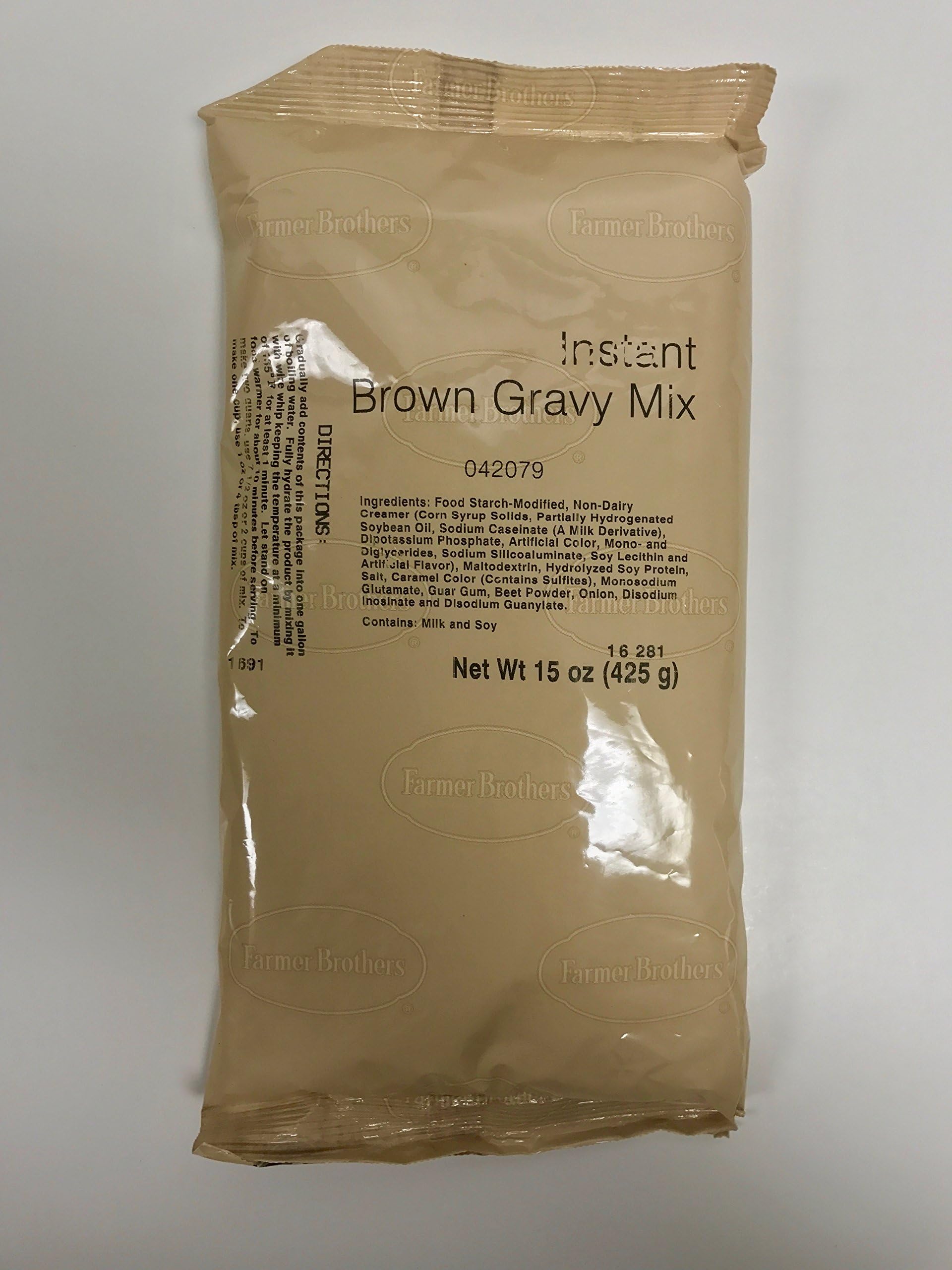 Amazon.com : Farmer Brothers Instant Brown Gravy Mix (1 bag/15 oz ...