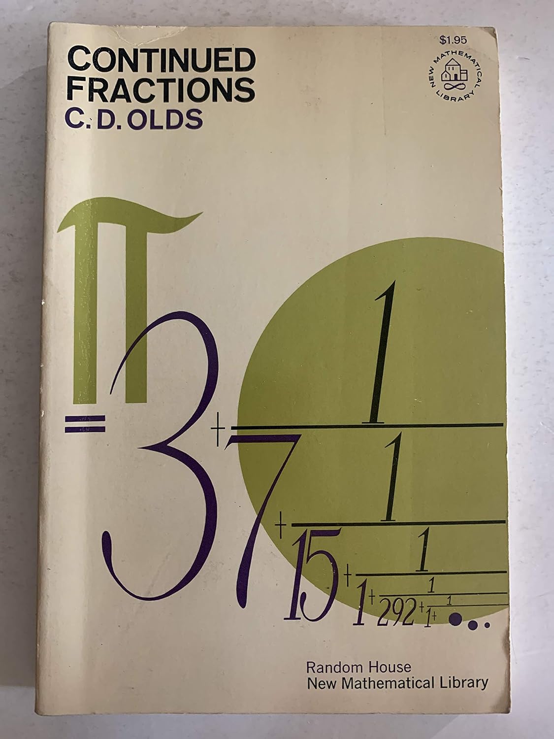 Continued Fractions (The New Mathematical Library): Olds, C. D: Amazon ...