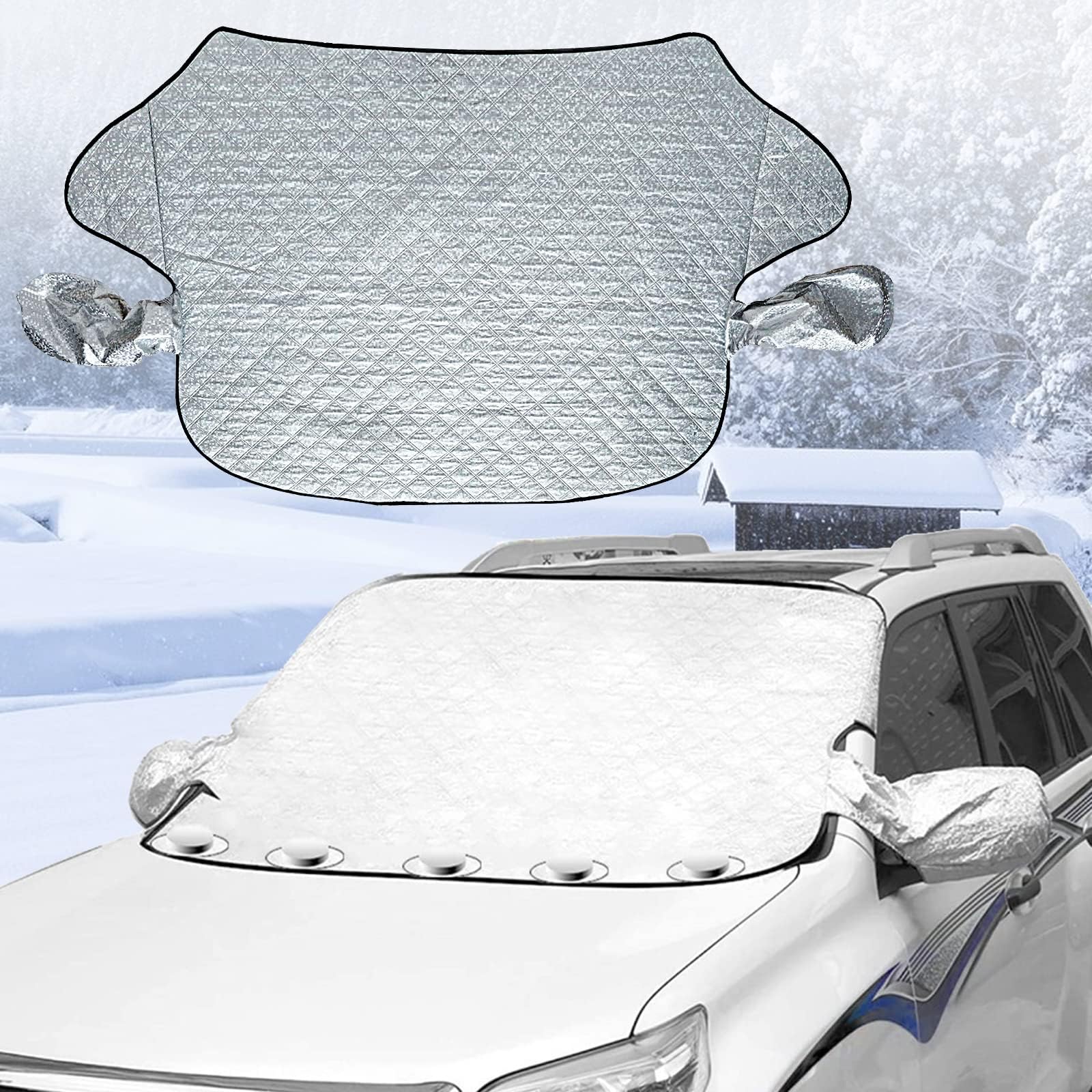 Amazon.com: Miytsya Windshield Snow Ice Cover Winter Frost Cover for ...