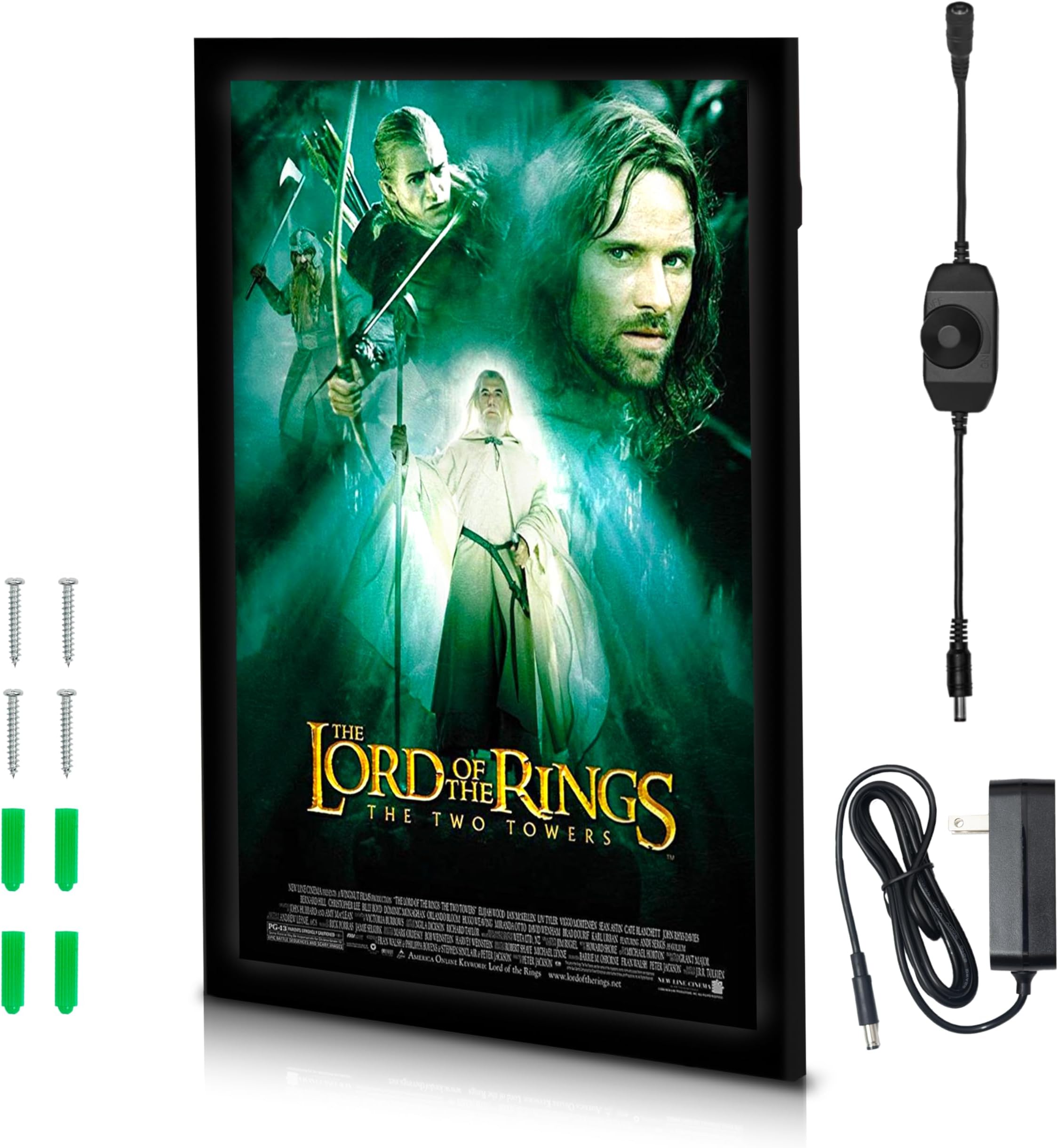 Amazon.com: NexaFrame LED Backlit Movie Poster Frame - 18 x 24 Black ...