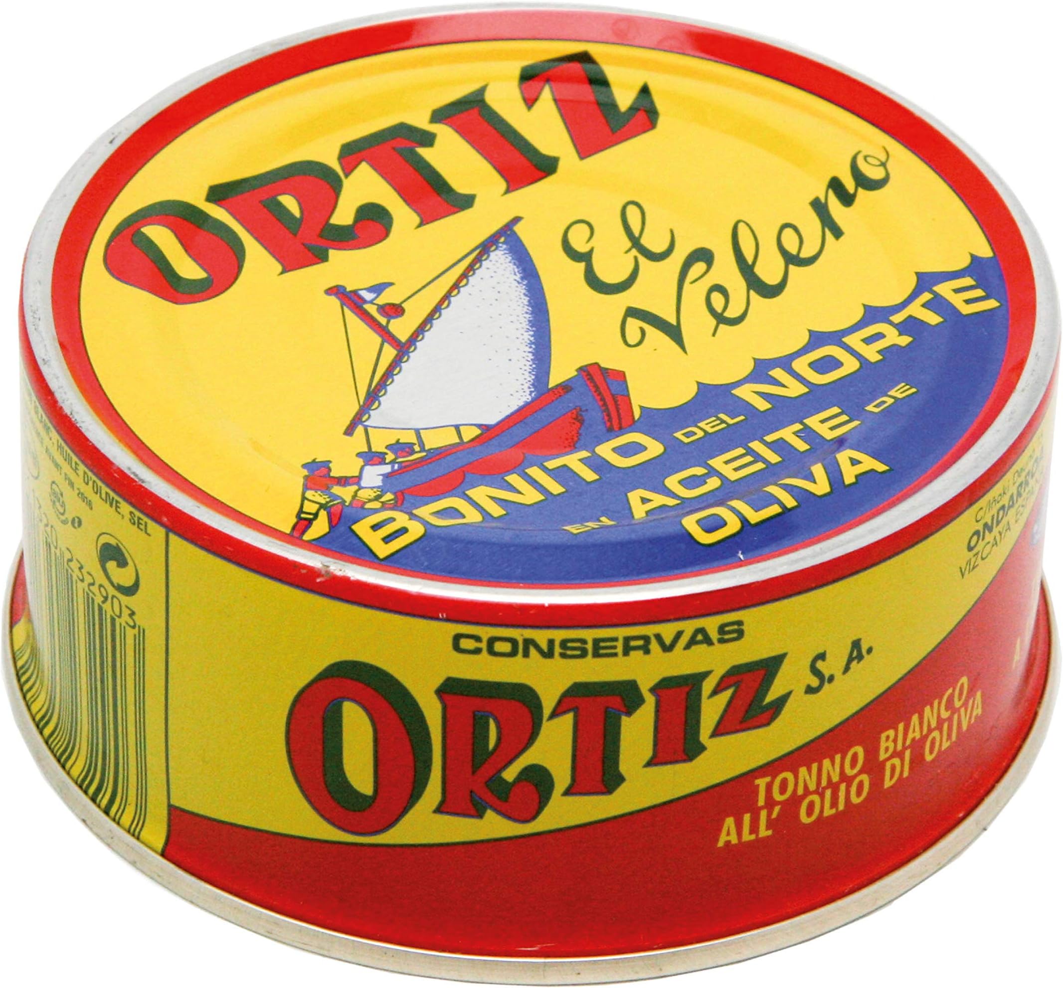 Amazon.com : Ortiz White Tuna in Olive Oil, Fresh Tender Slices ...
