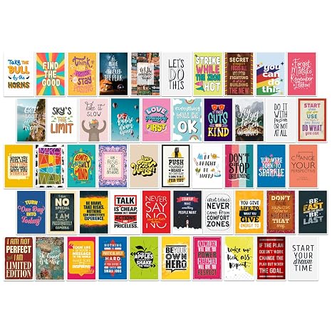 PAPER PLANE DESIGN Women Empowerment Wall Posters Set Home Office Decor ...