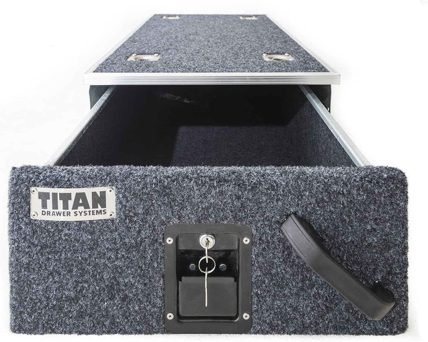 Titan 900mm Single Rear Drawer Storage Lockable Utes Trays Organizer ...