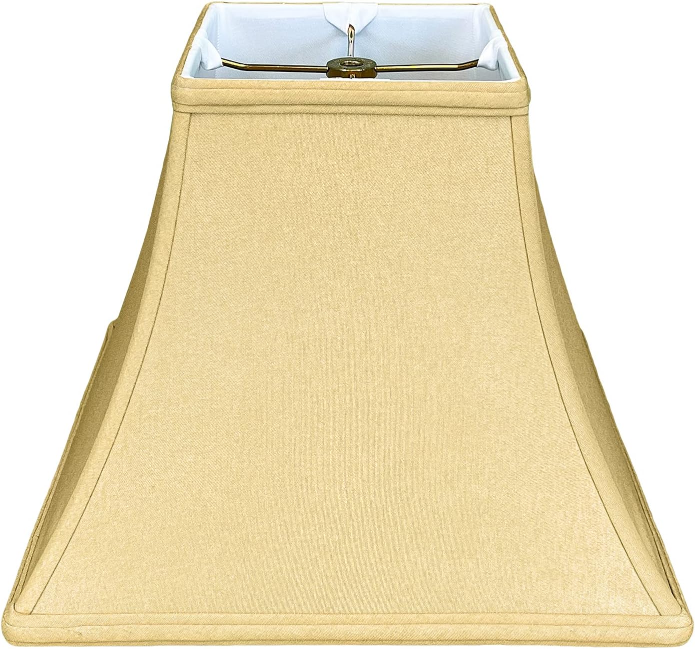 Royal Designs Square Bell Basic Lamp Shade, Antique Gold, 8 x 16 x 12.5 ...
