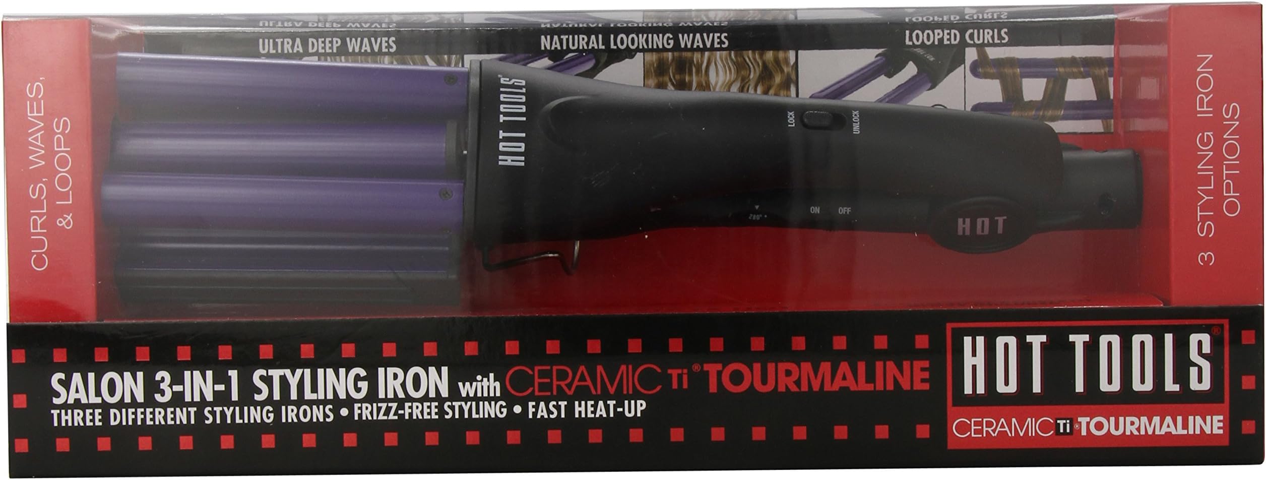 Amazon.com: 5/8 Inch Silver Curling Iron, Curls and smooths hair ...