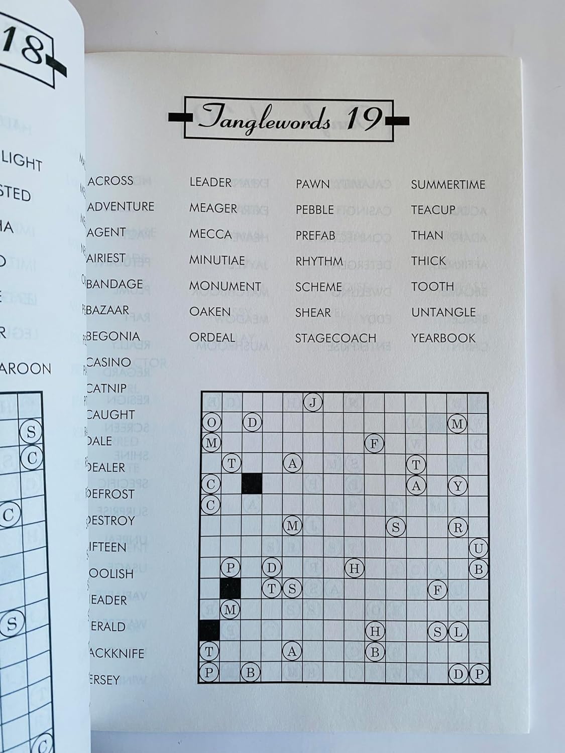 Los volúmenes 245 y 246 de Tanglewords Word Search Search Find de Penny ...